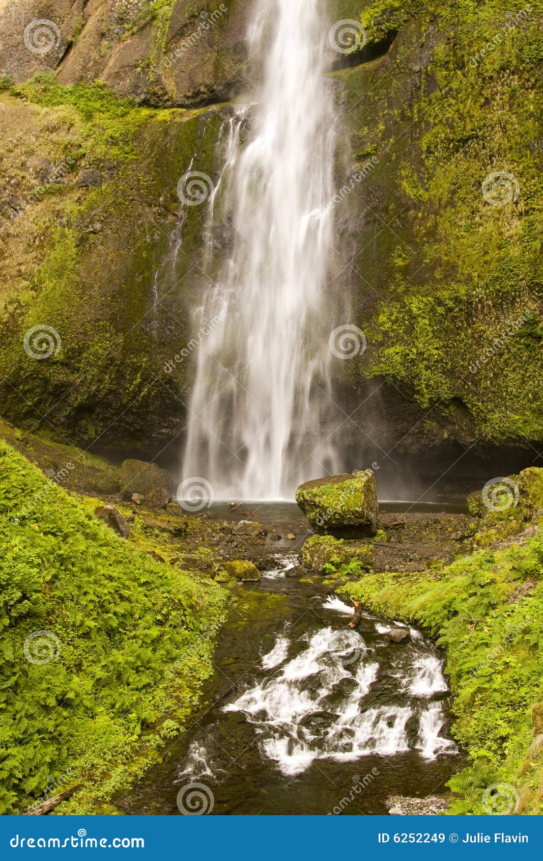 Peaceful Waterfall and Rocks Stock Image - Image of natural, forum: 6252249