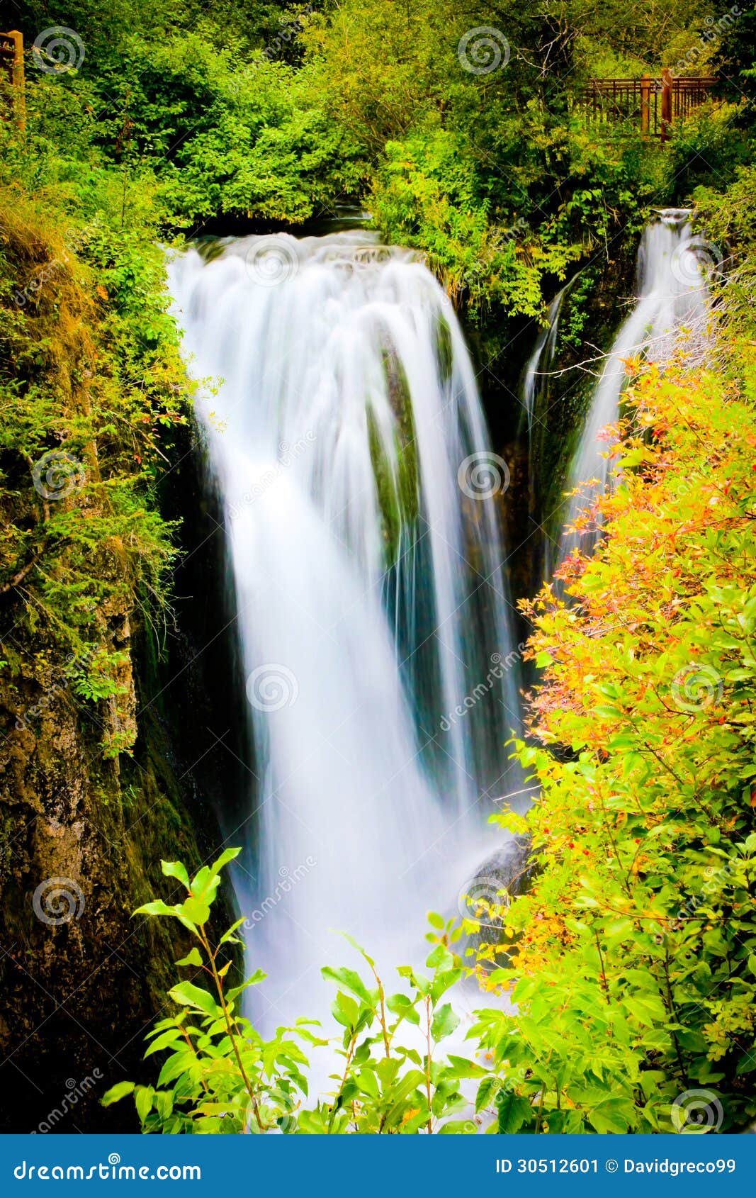 Peaceful Waterfall stock image. Image of water, waterfall - 30512601
