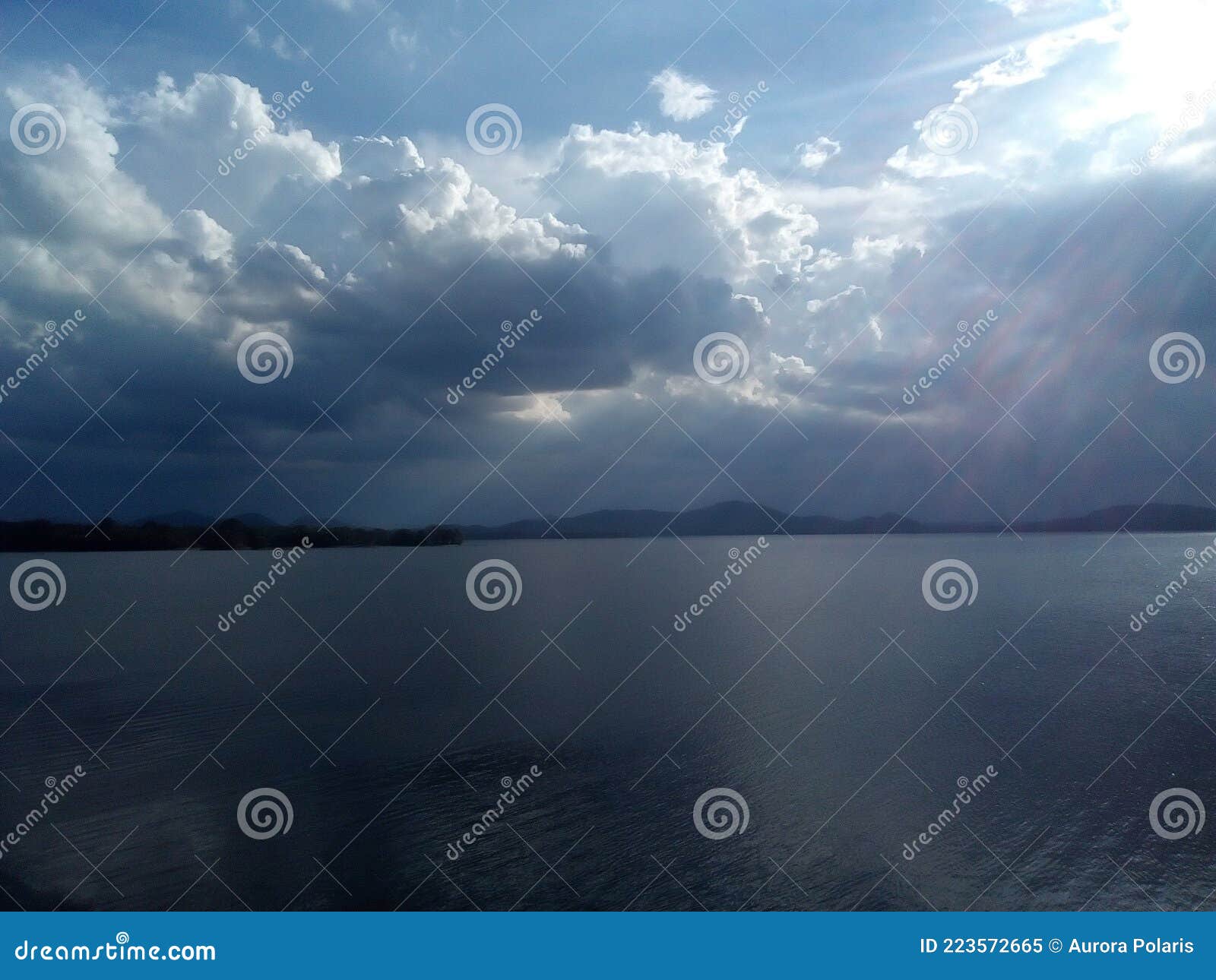 Peaceful Weather in Afternoon Stock Image - Image of weather, lake ...