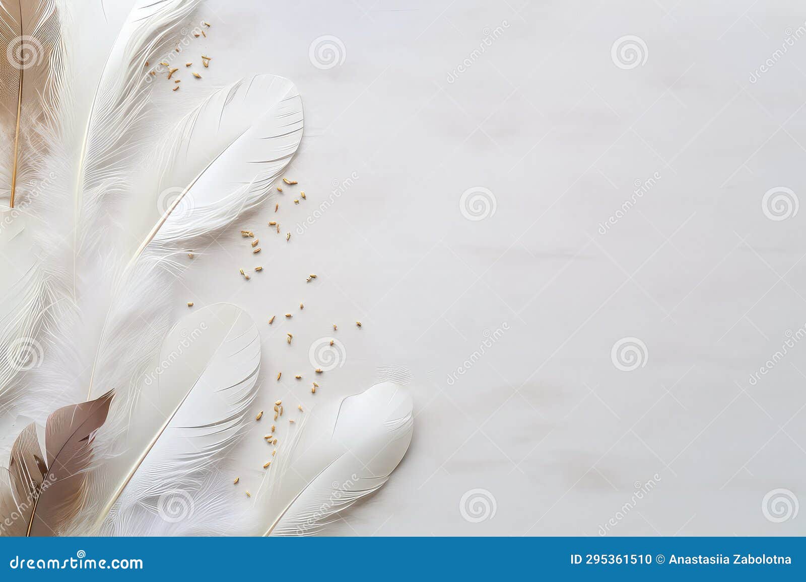 Peaceful White and Feathers Background for Spirituality Stock ...