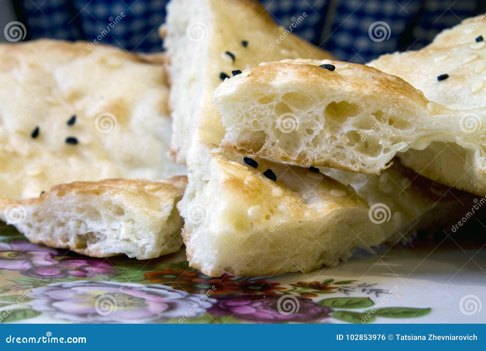 Tajik bread stock photo. Image of food, culture, wheat - 102853976