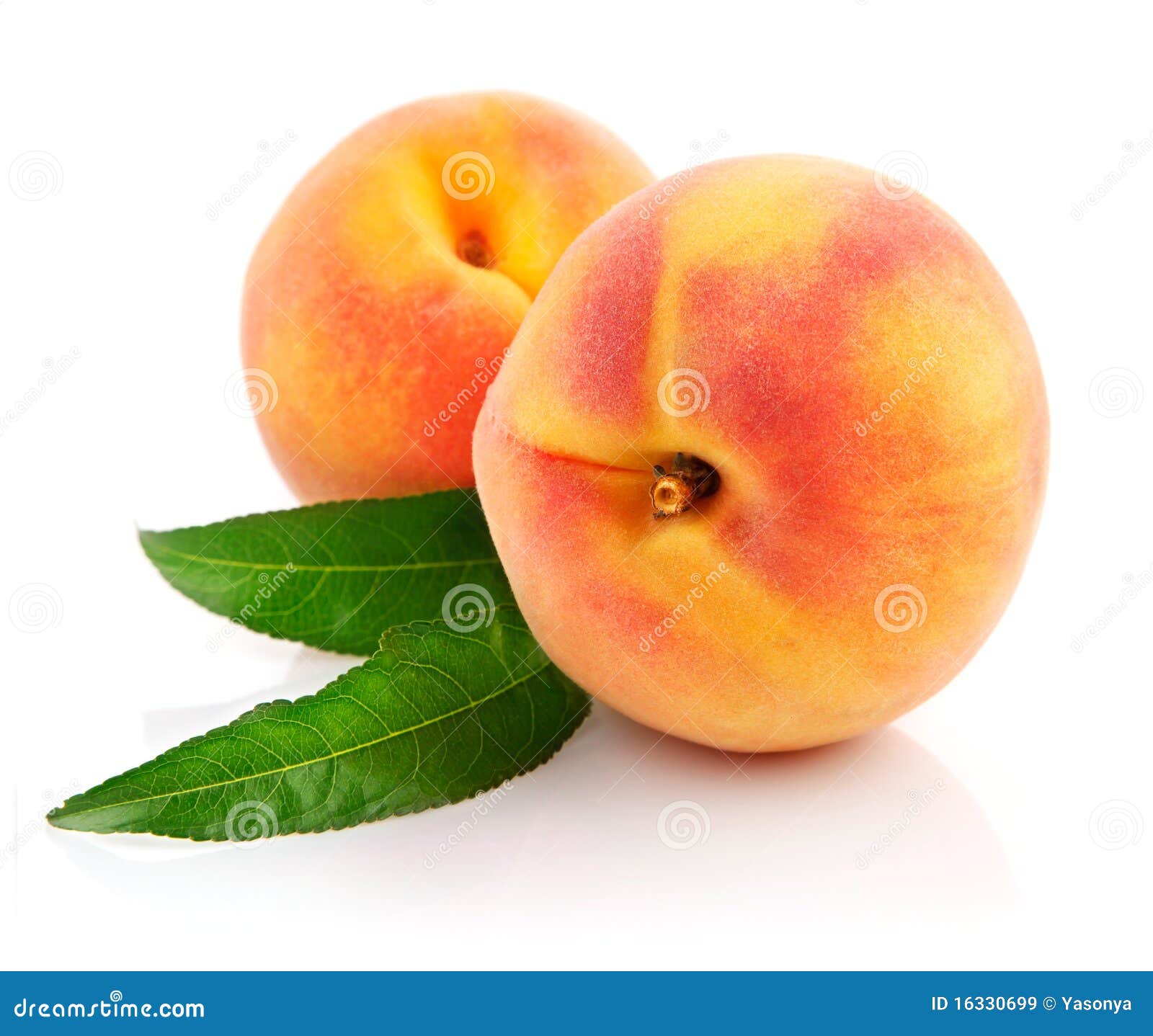 Peach stock image. Image of white, vegetarian, natural - 16330699