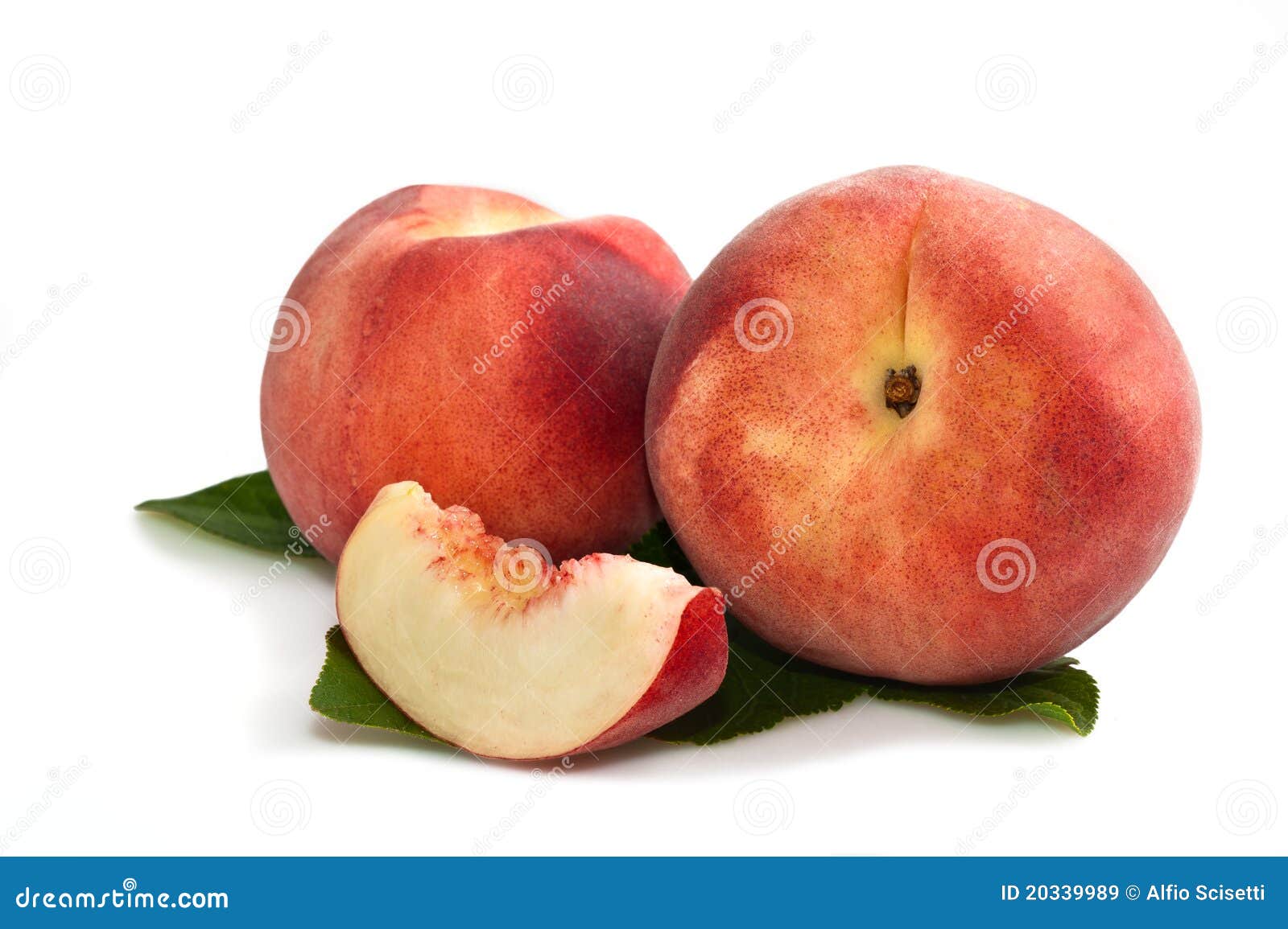 Peach stock image. Image of leaf, fruit, color, piece - 20339989