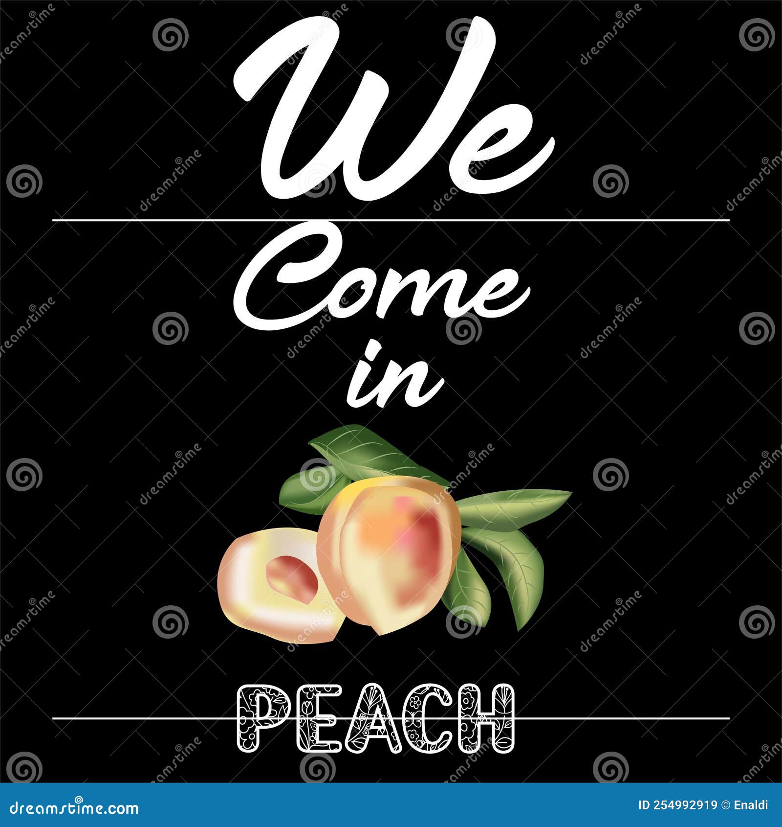 Peach Funny Character With A Smile Doodle Hand Drawn Icon. Peach Happy ...