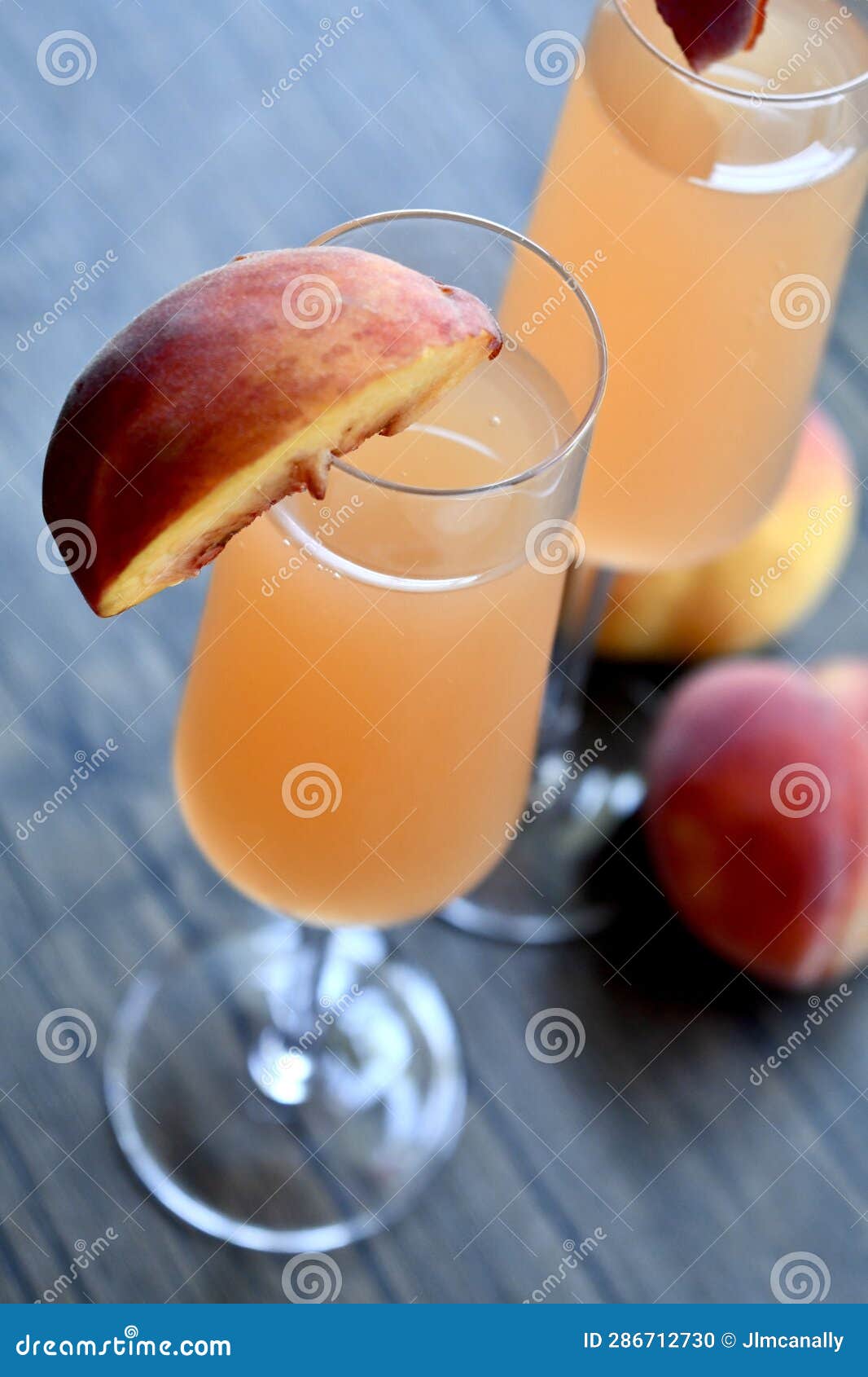 Peach bellini stock photo. Image of wine, bellini, boozy - 286712730