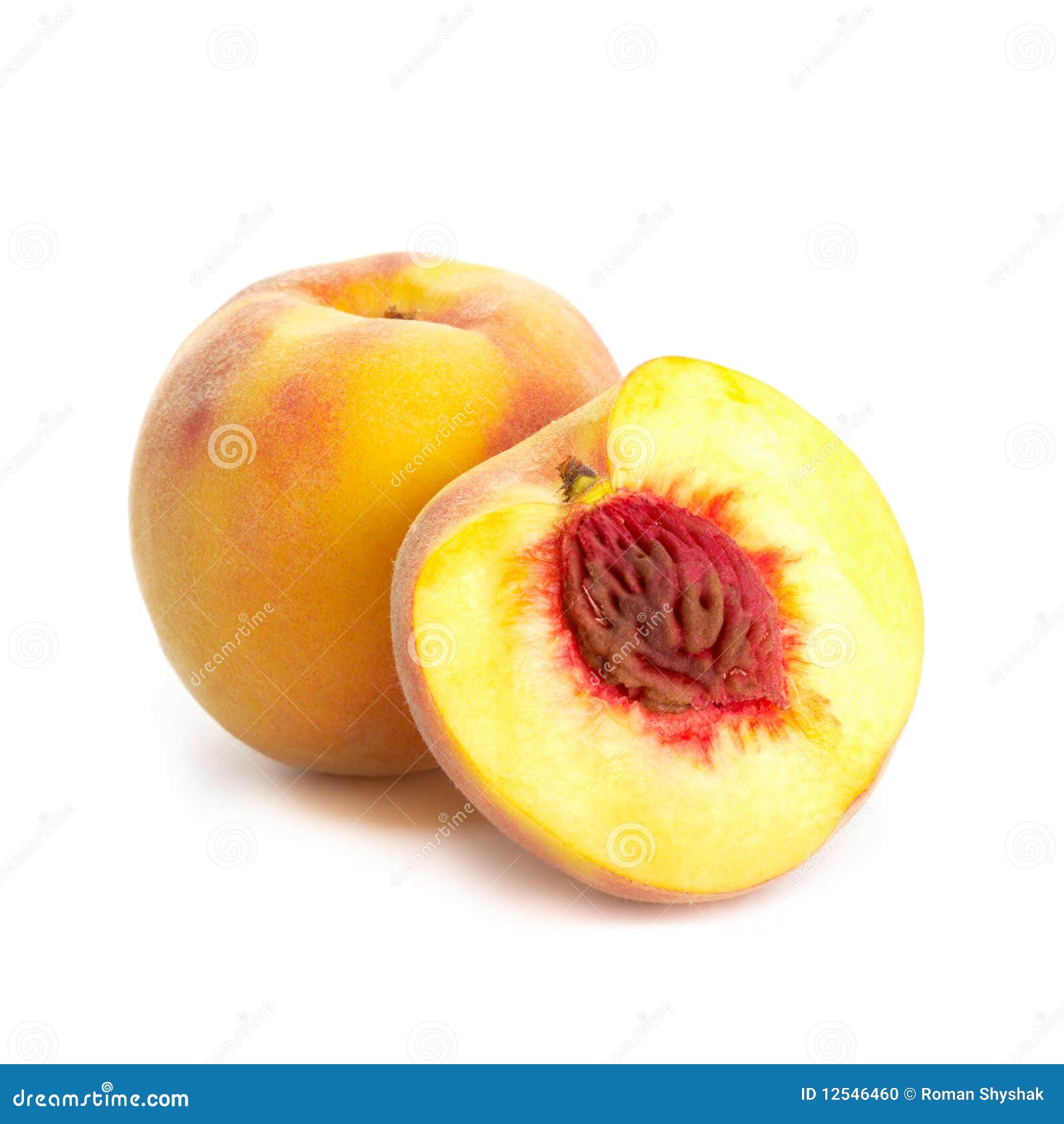 Peach Close-up stock photo. Image of market, refreshment - 12546460