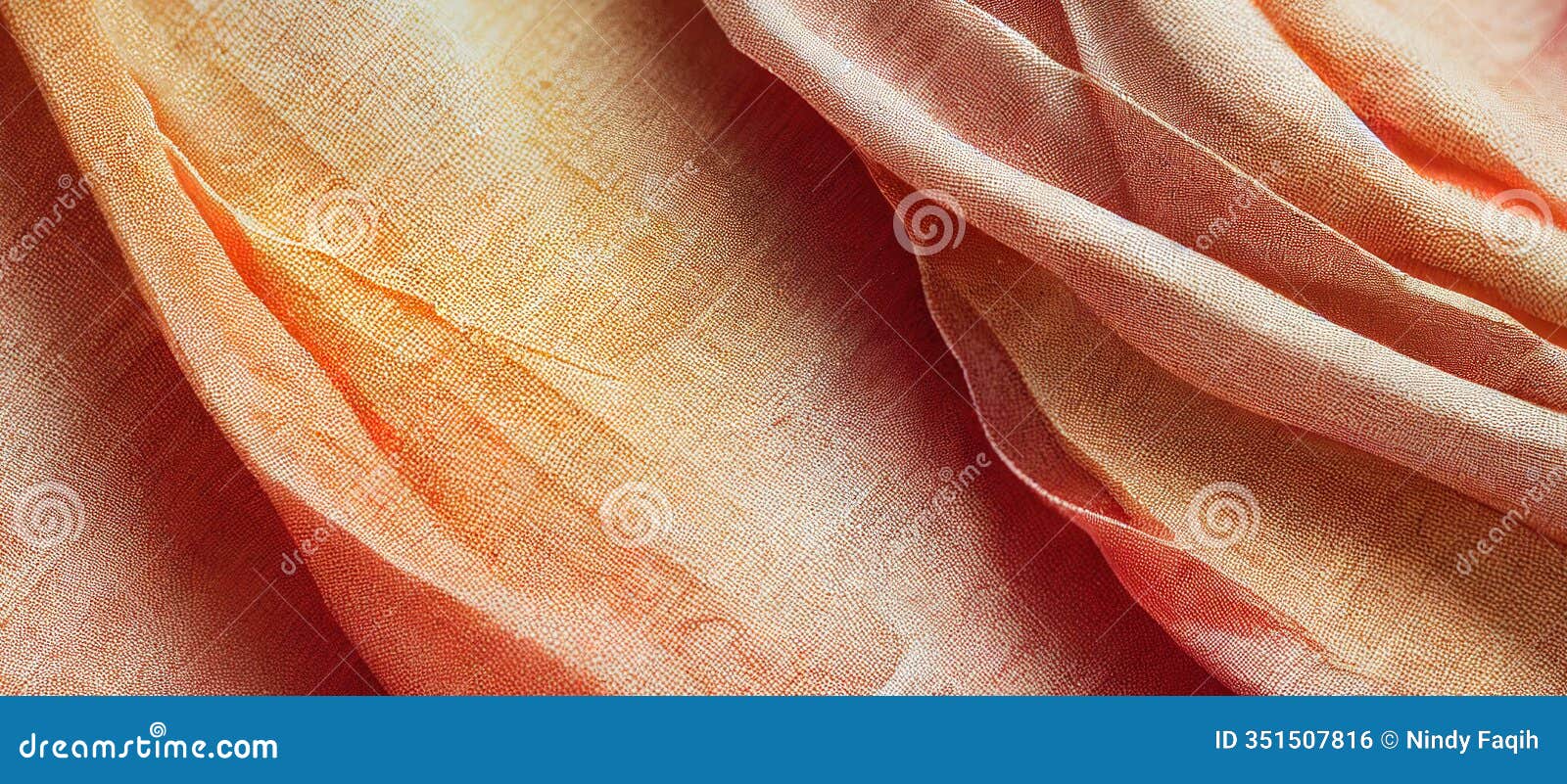 Peach Color Cloth Waves Texture Background Stock Illustration ...