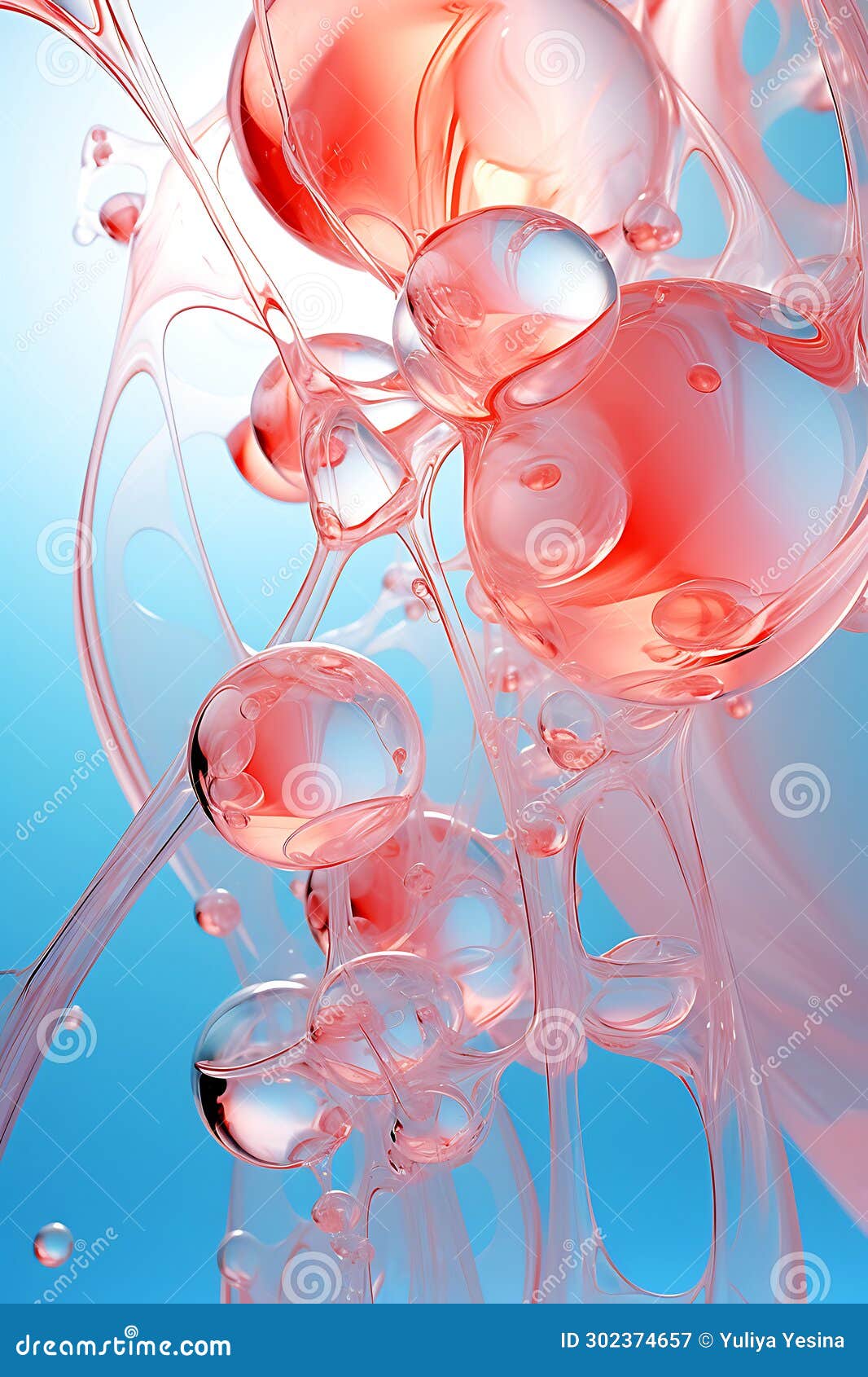 Peach Colored Bubbles Floating in the Air Stock Image - Image of shape ...