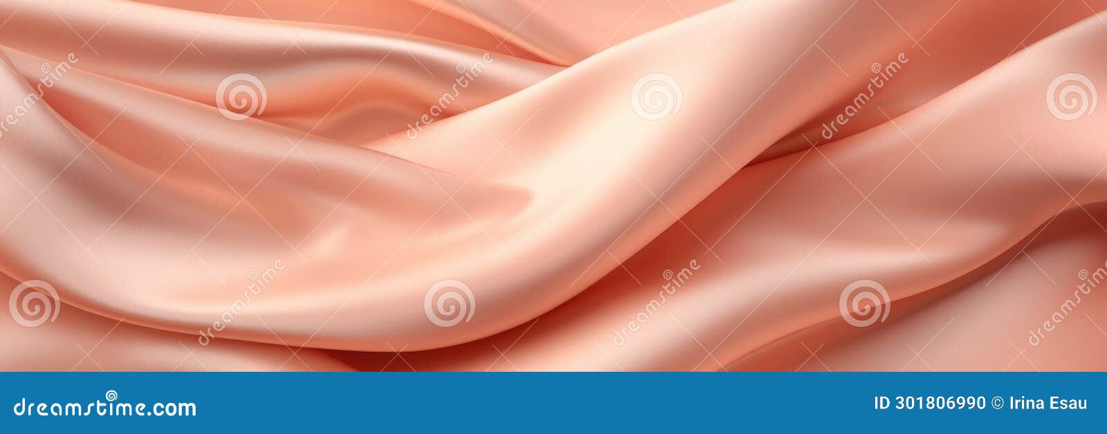 Soft Folds On Shiny Fabric. Texture Of Pink And Blue Silk Fabric. Light ...