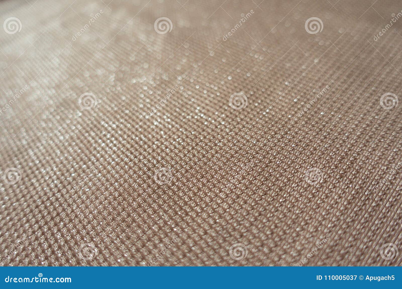 Peach Colored Polyester Fabric with Sparkles Stock Image - Image of ...