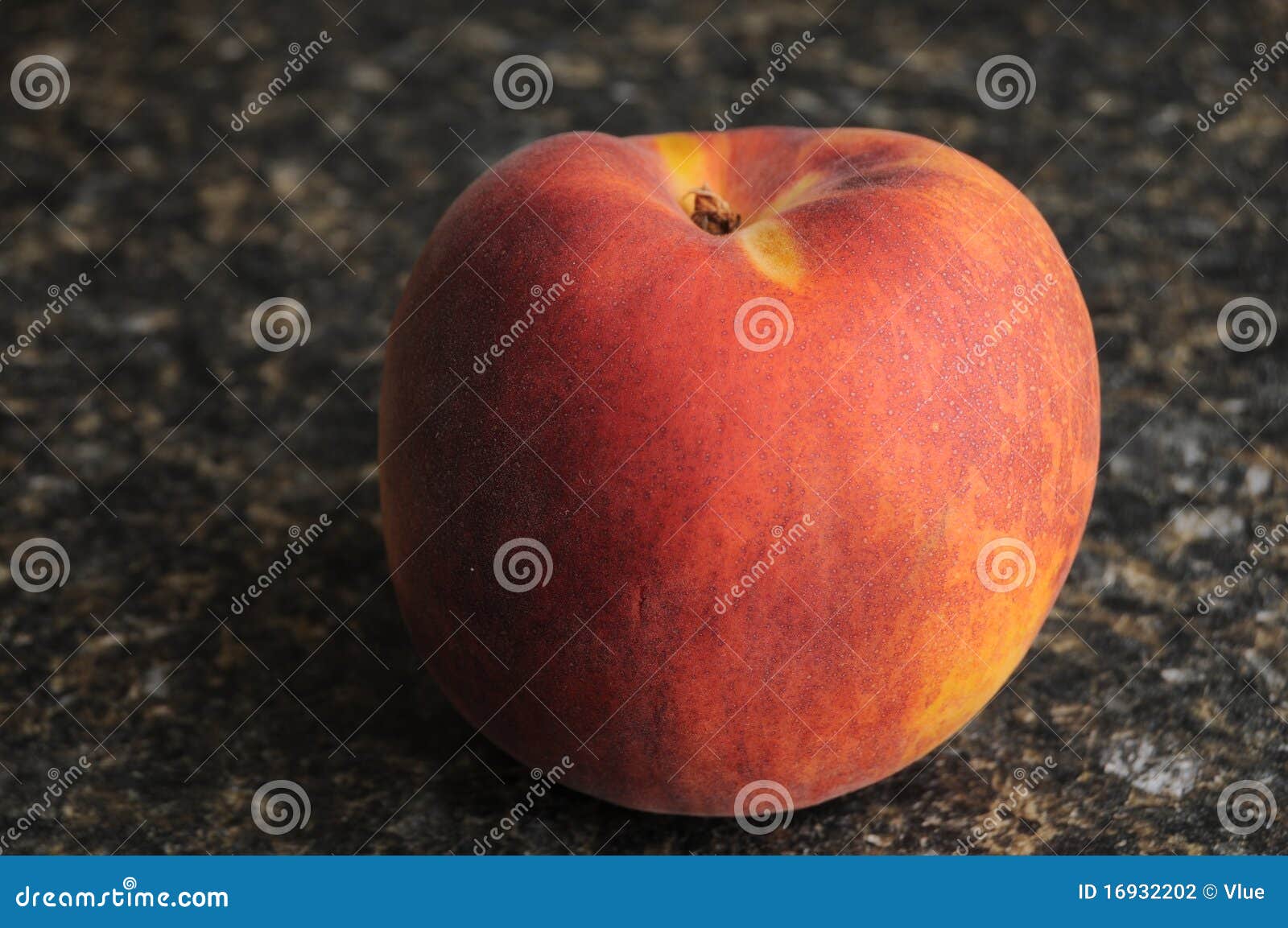 Peach on Countertop stock photo. Image of dessert, fruit - 16932202