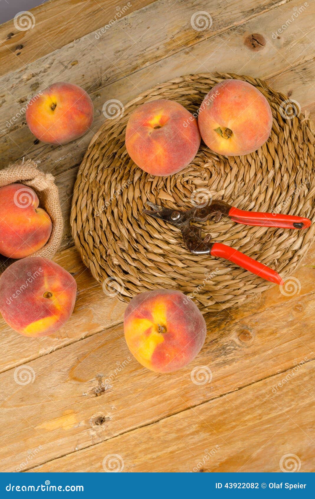 Peach harvest stock photo. Image of healthy, fruit, food - 43922082