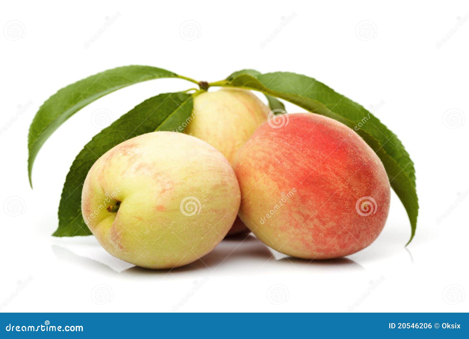 Peach isolated stock photo. Image of group, fruit, color - 20546206