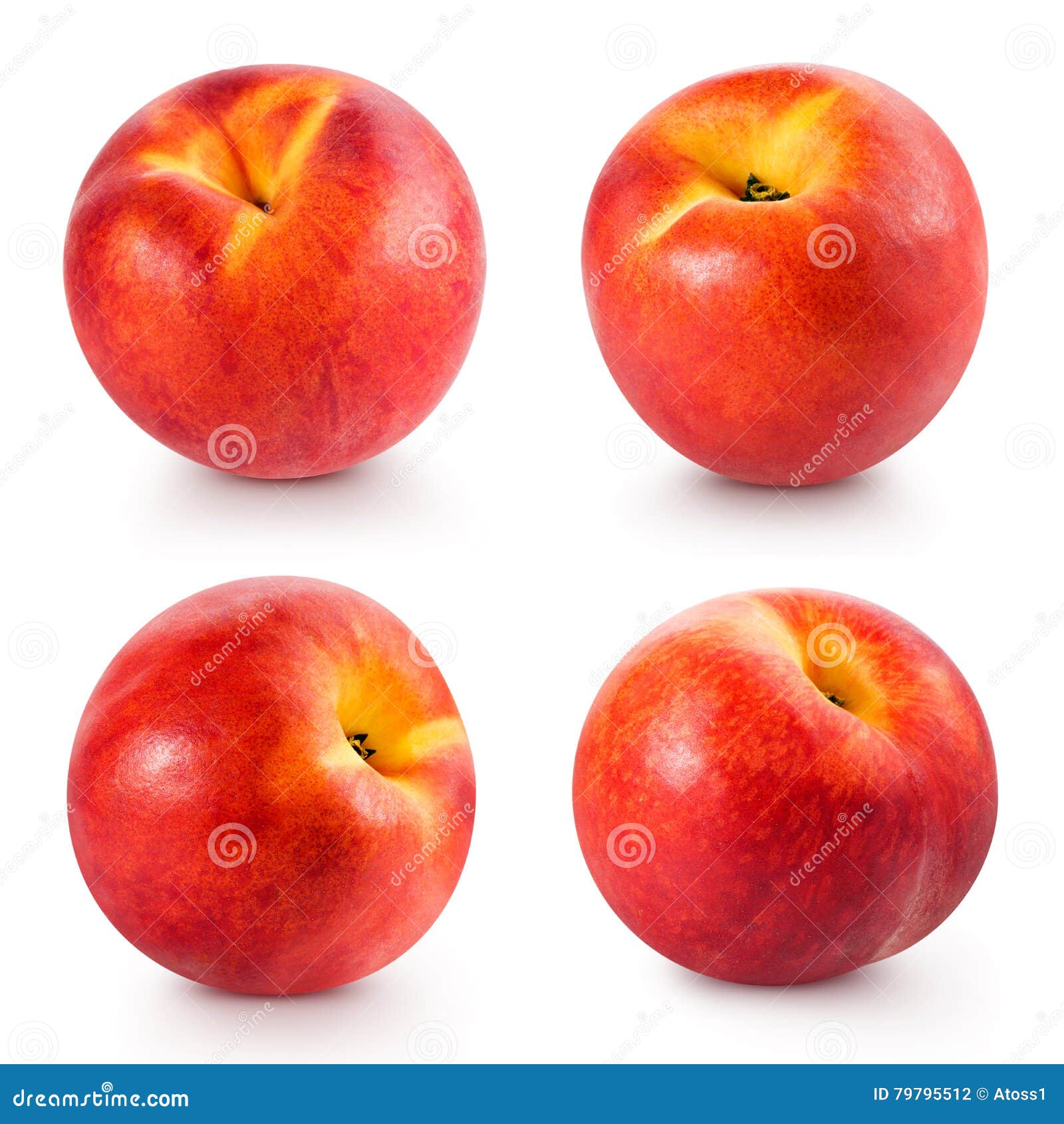 Peach isolated on white stock photo. Image of nutritious - 79795512