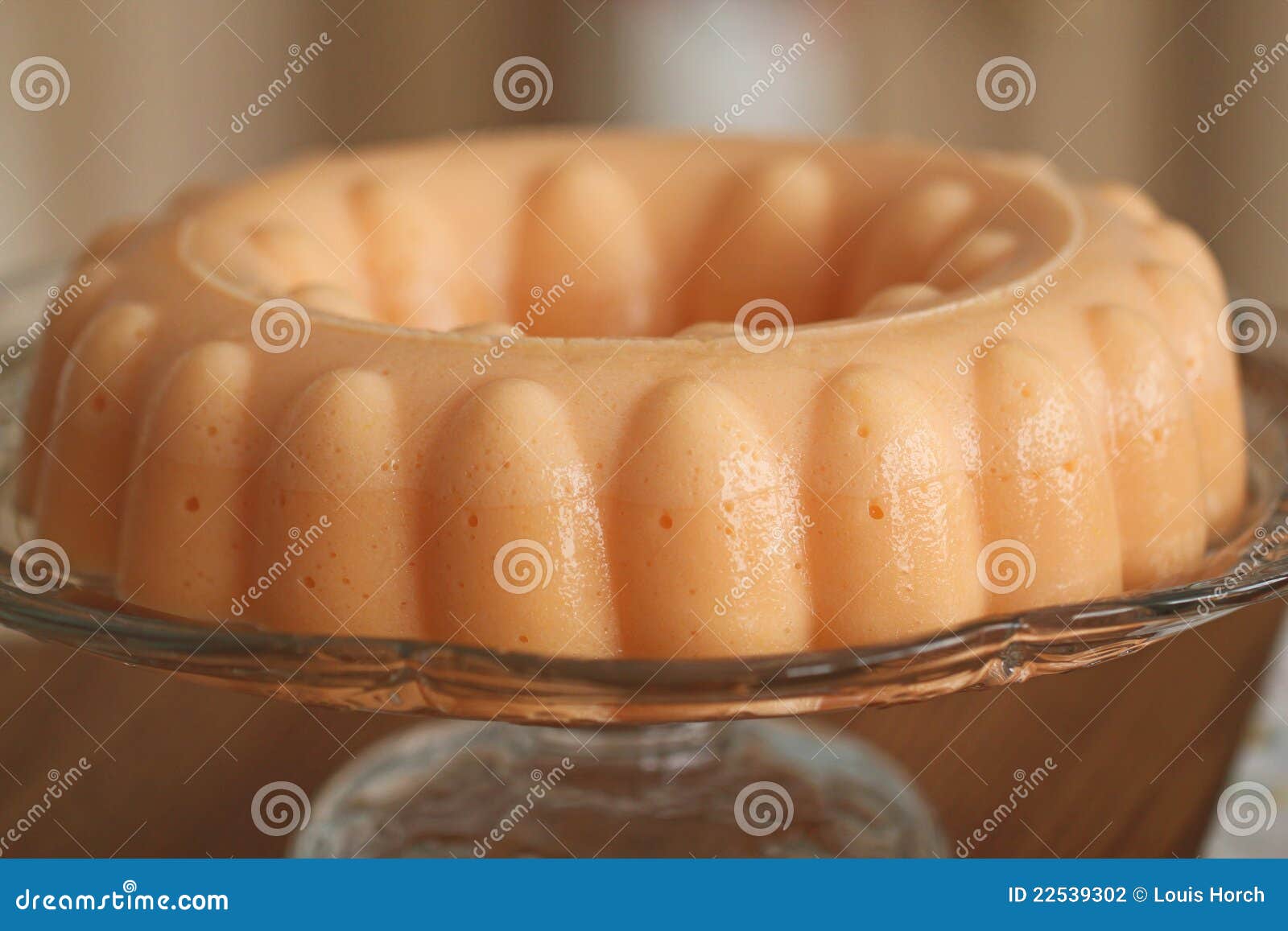Peach Jello stock photo. Image of light, fruit, peach - 22539302