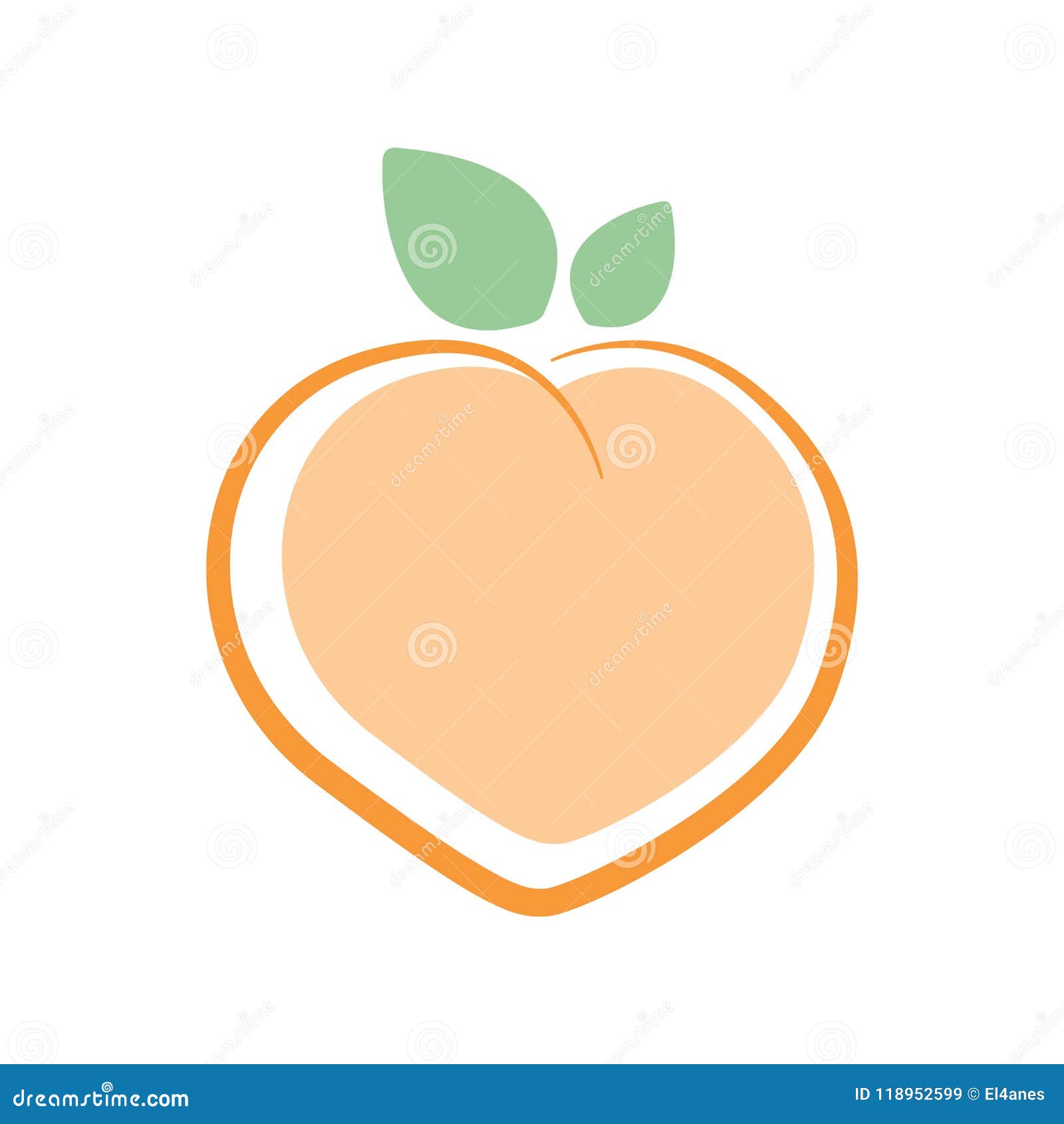Logo Peach Cobbler On Isolated Tansparent Background, Png. Generative ...