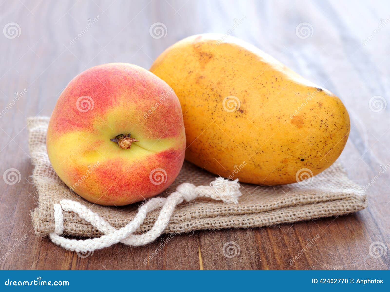 Peach and mango stock photo. Image of healthy, juicy - 42402770