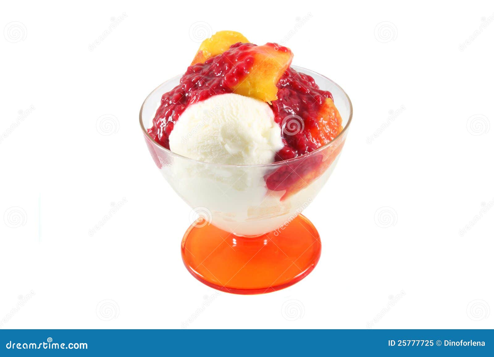 Peach Melba stock image. Image of peach, lady, background - 25777725