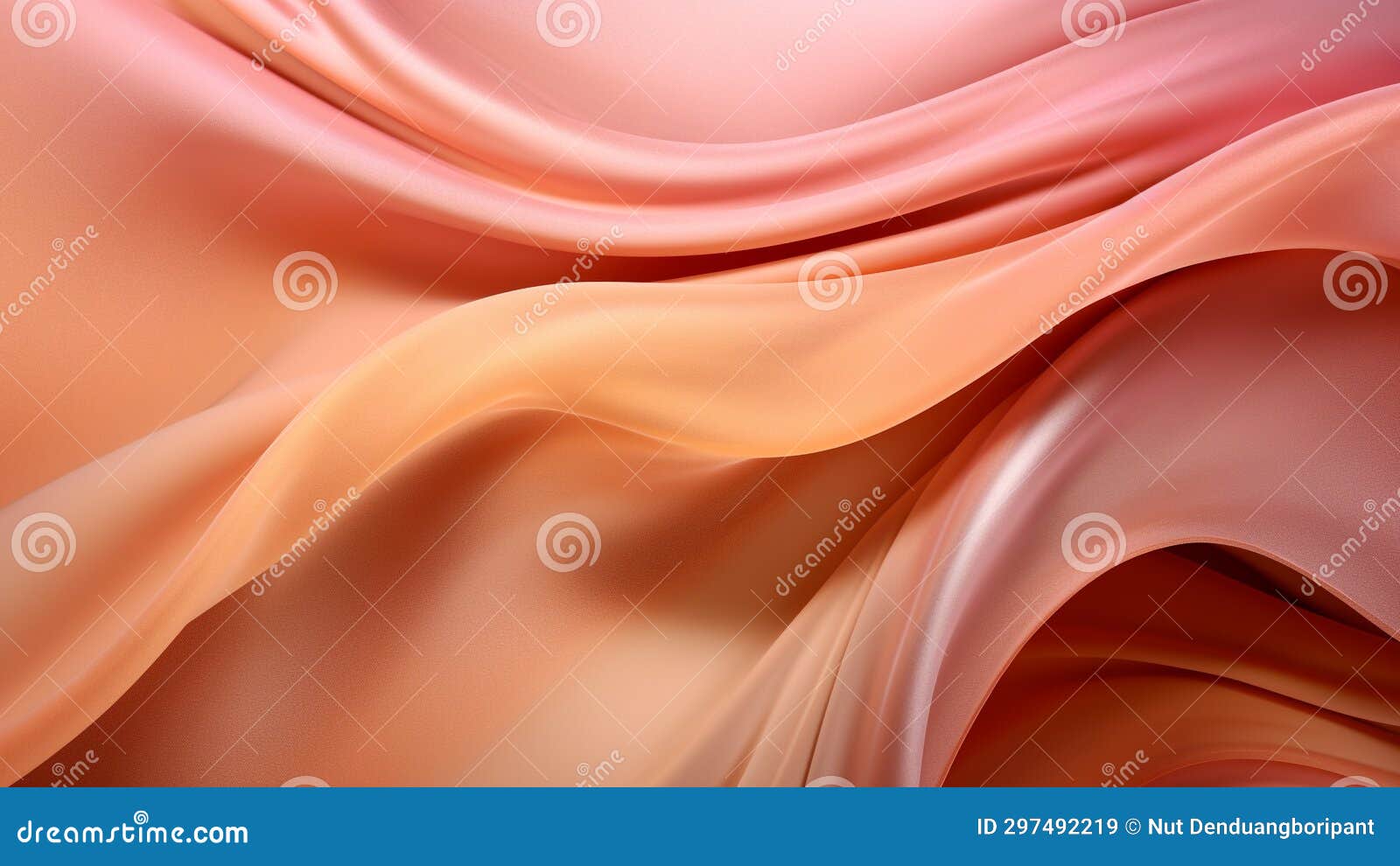 Peach and Rose Gold Fluid Color Waves Abstract Patterns Stock ...