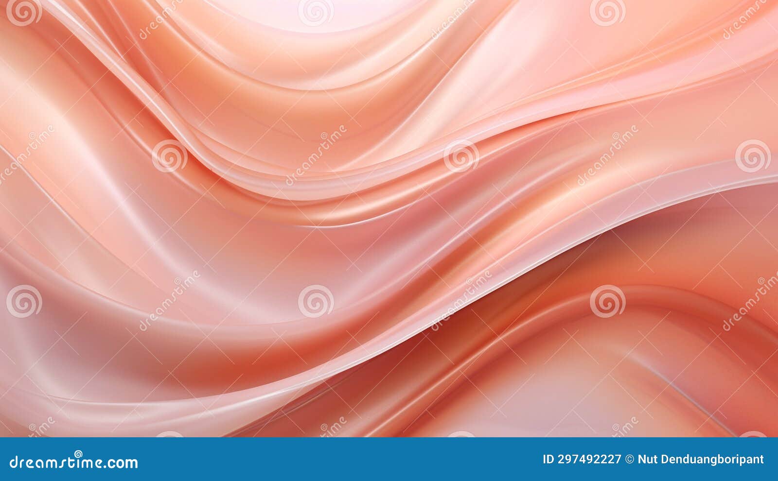 Peach and Rose Gold Fluid Color Waves Abstract Patterns Stock ...
