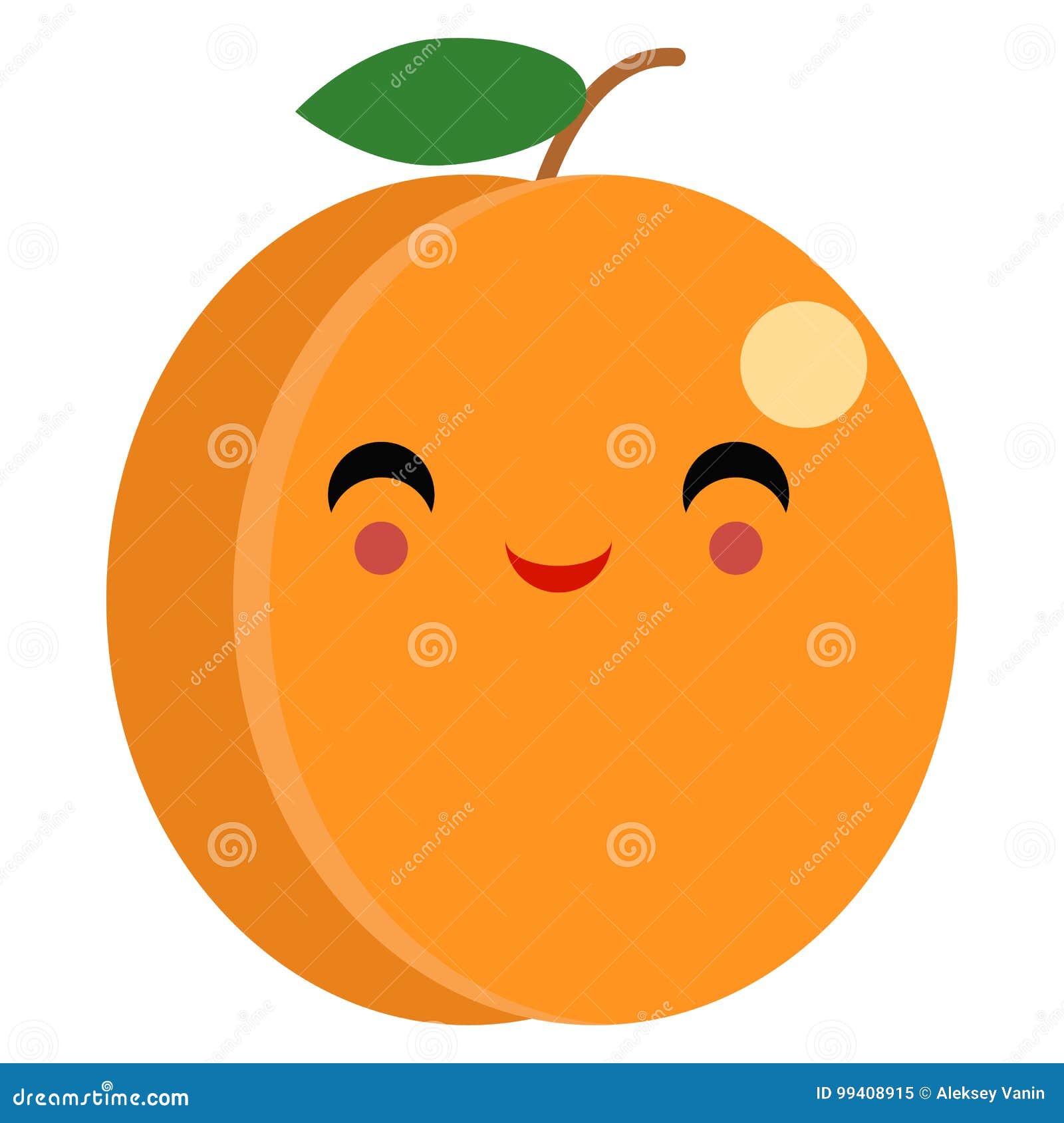 Peach Smiling Face with Smiling Eyes Vector Illustration Stock Vector ... Peach Smiling Face with Smiling Eyes Vector Illustration Stock Vector ...