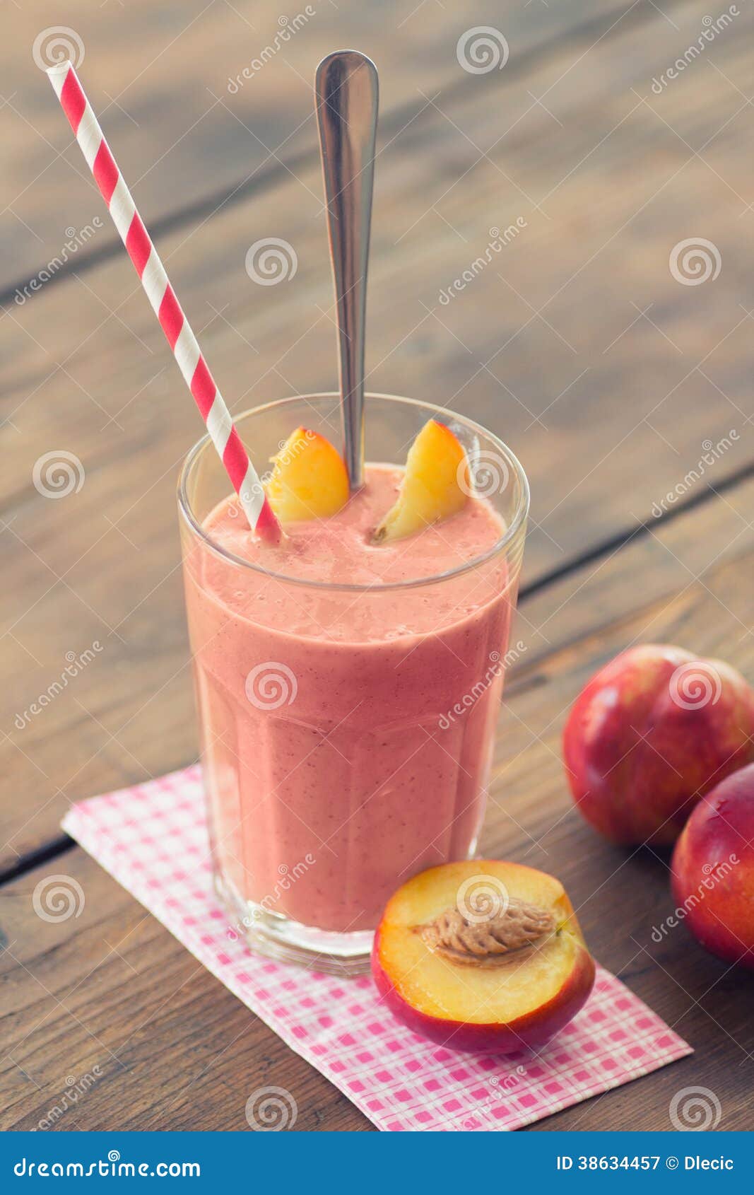 Peach Smoothie stock image. Image of saturated, arrangement - 38634457