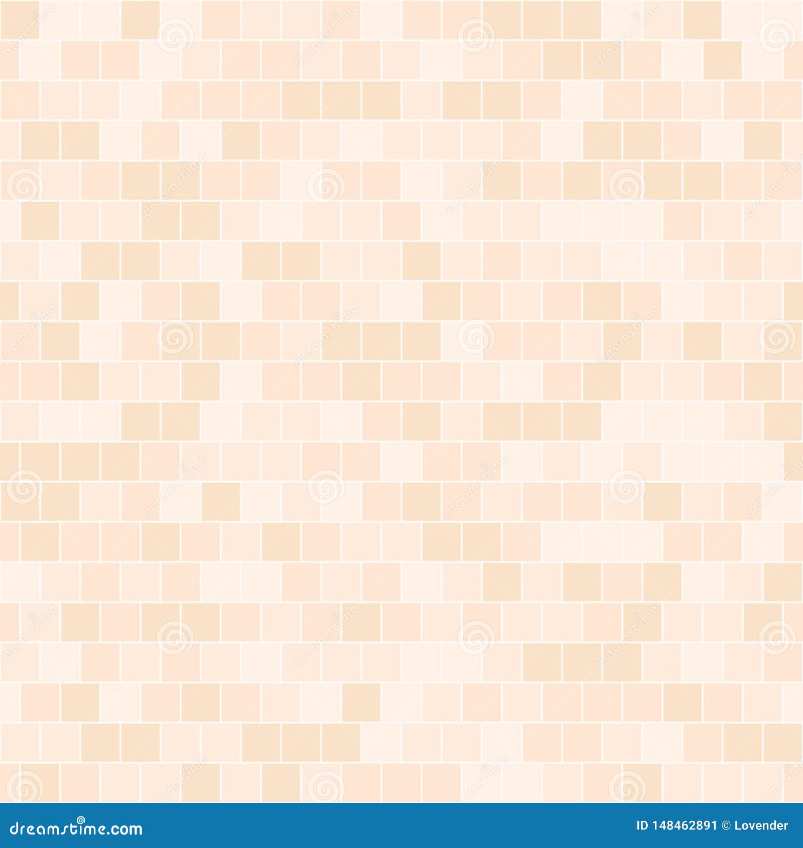 Peach Square Pattern. Seamless Vector Background Stock Vector ...