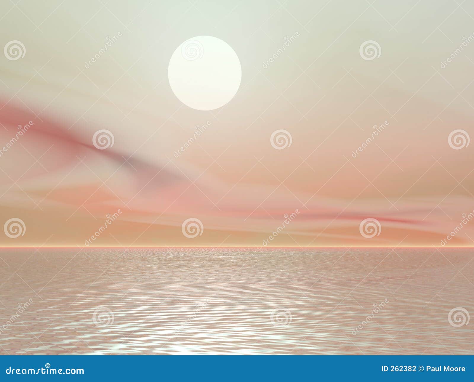 Peach Sunset stock illustration. Illustration of golden - 262382