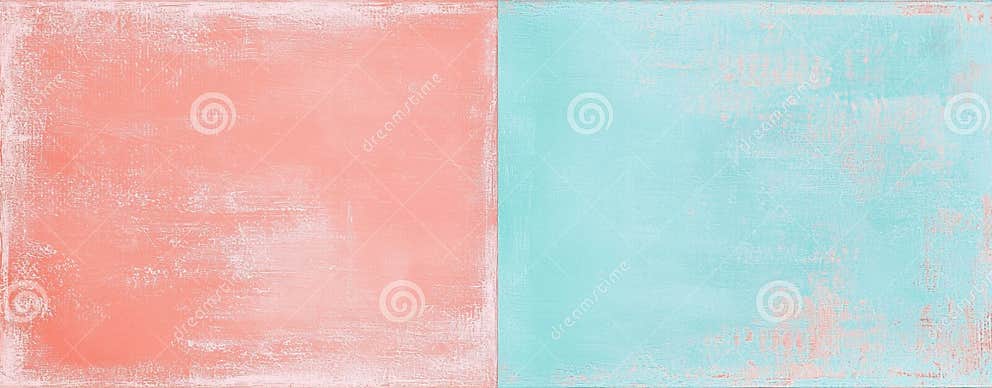 Peach and Turquoise Backgrounds are Forming a Split Complementary Color ...