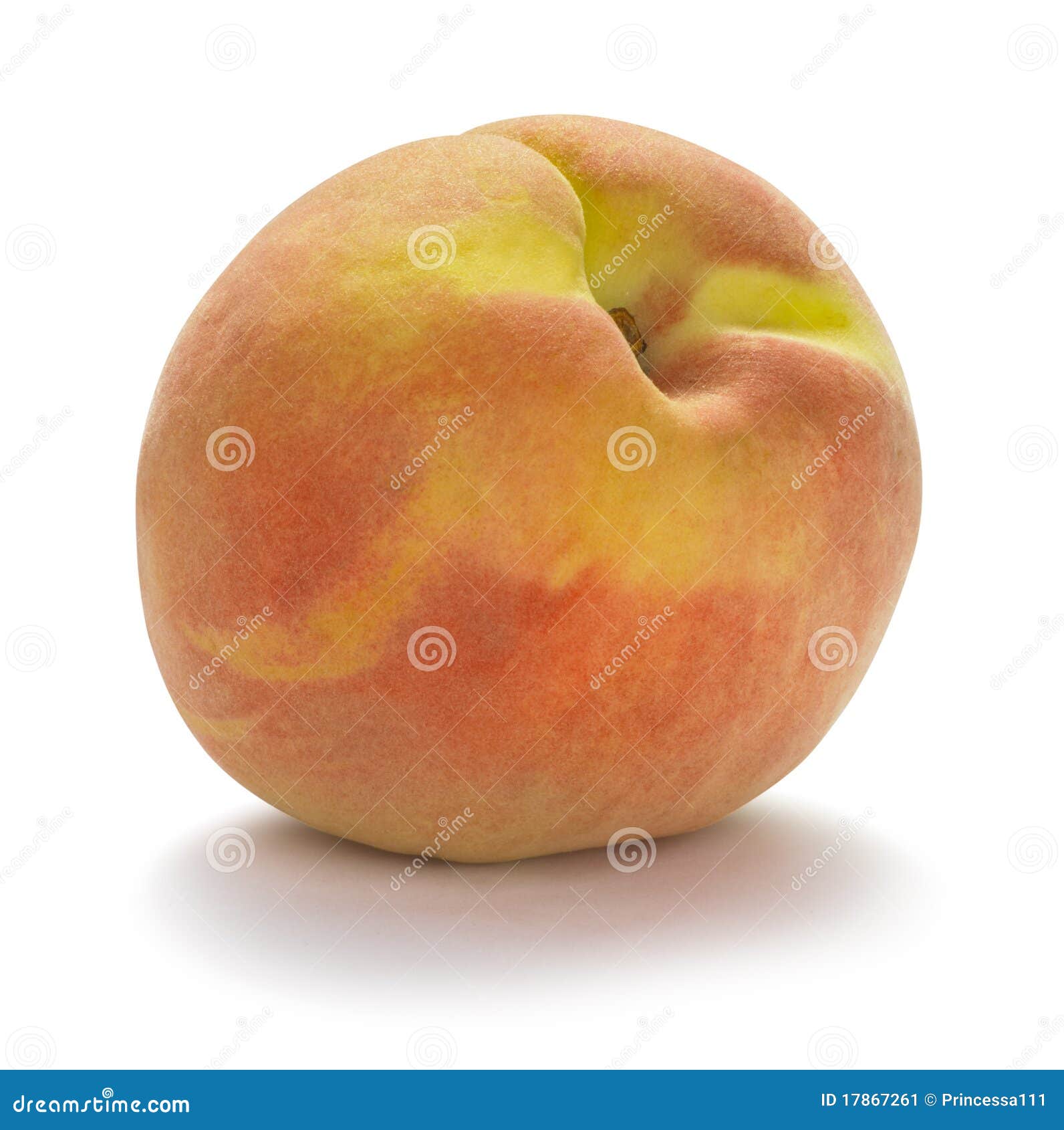 PeachO stock afbeelding. Image of perzik, vitamine, volledig - 17867261
