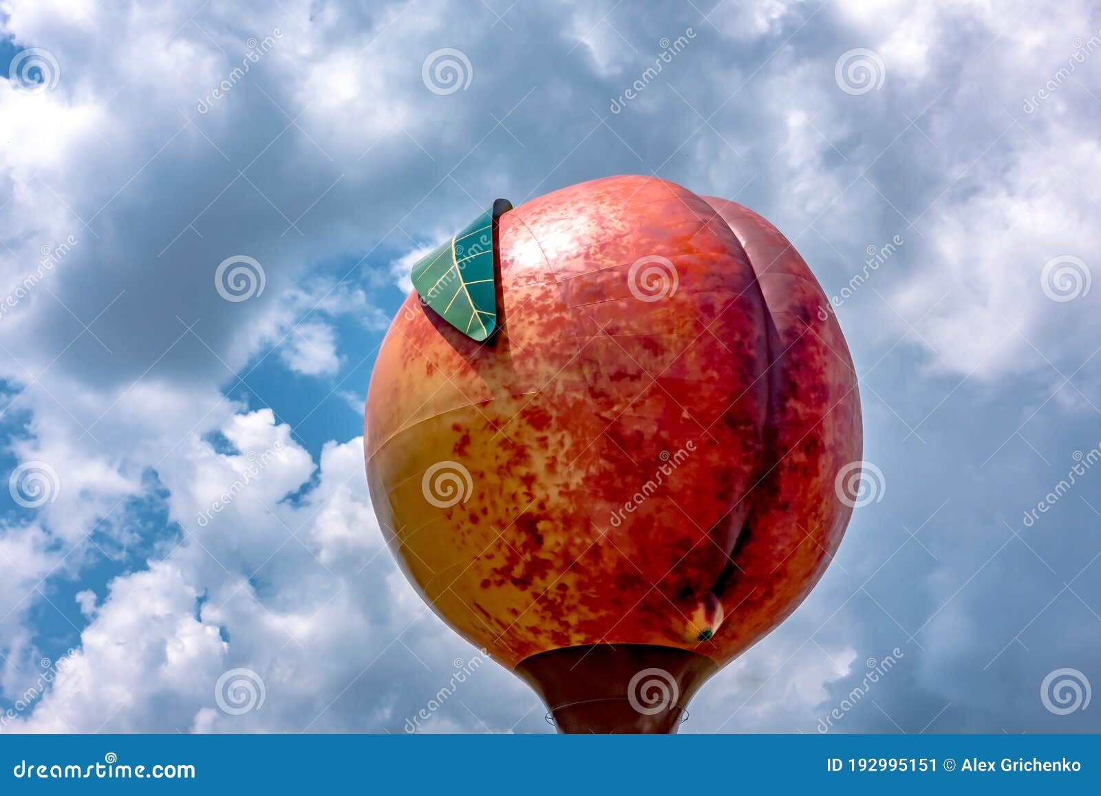 Peachoid Peach Water Tower in Gaffney South Carolina SC Along ...