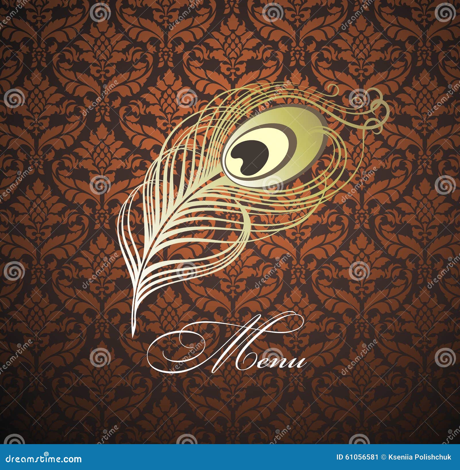 Peacock Feather for Your Design Stock Vector - Illustration of isolated ...