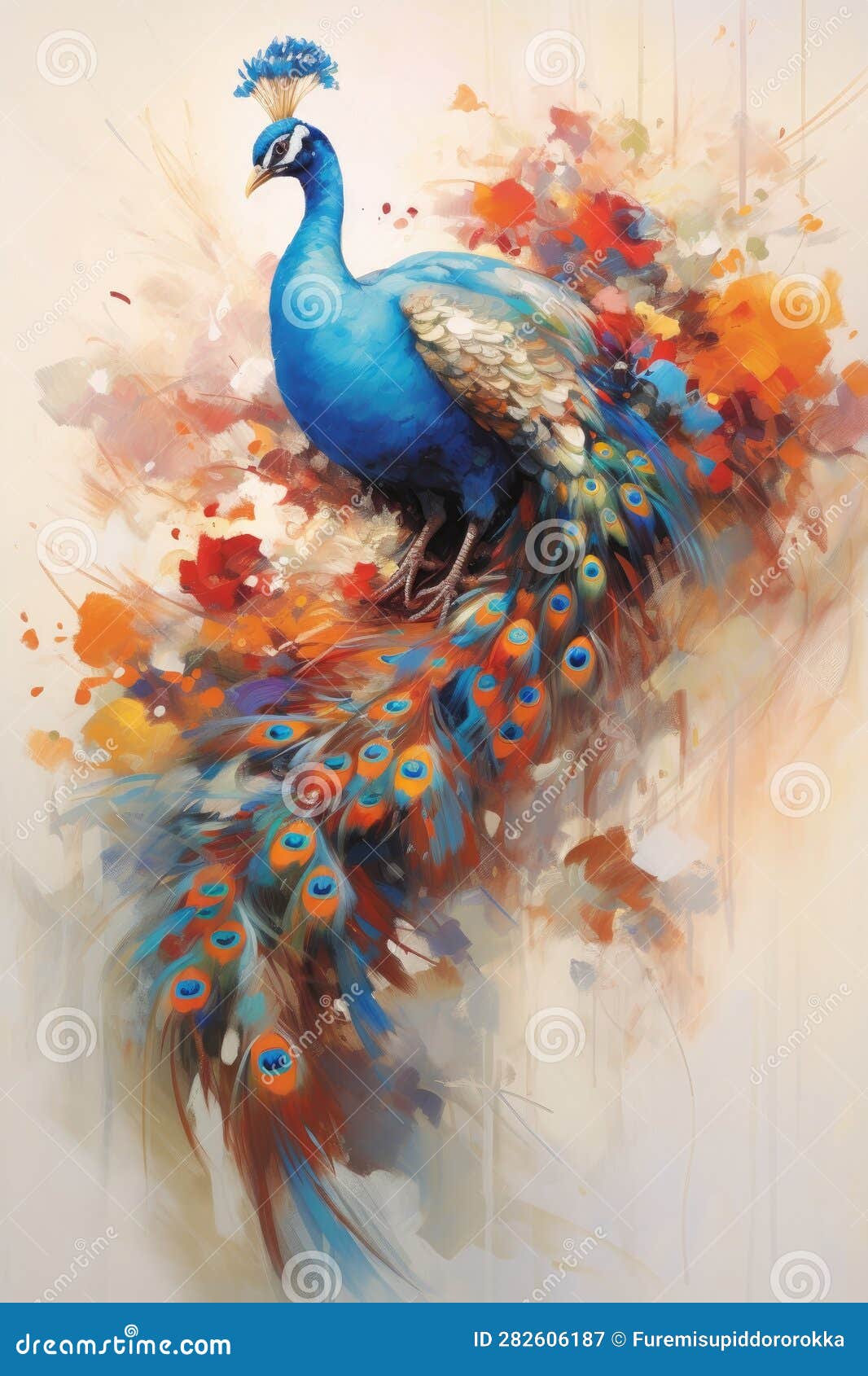 Peacock Form and Spirit through an Abstract Lens. Dynamic and ...