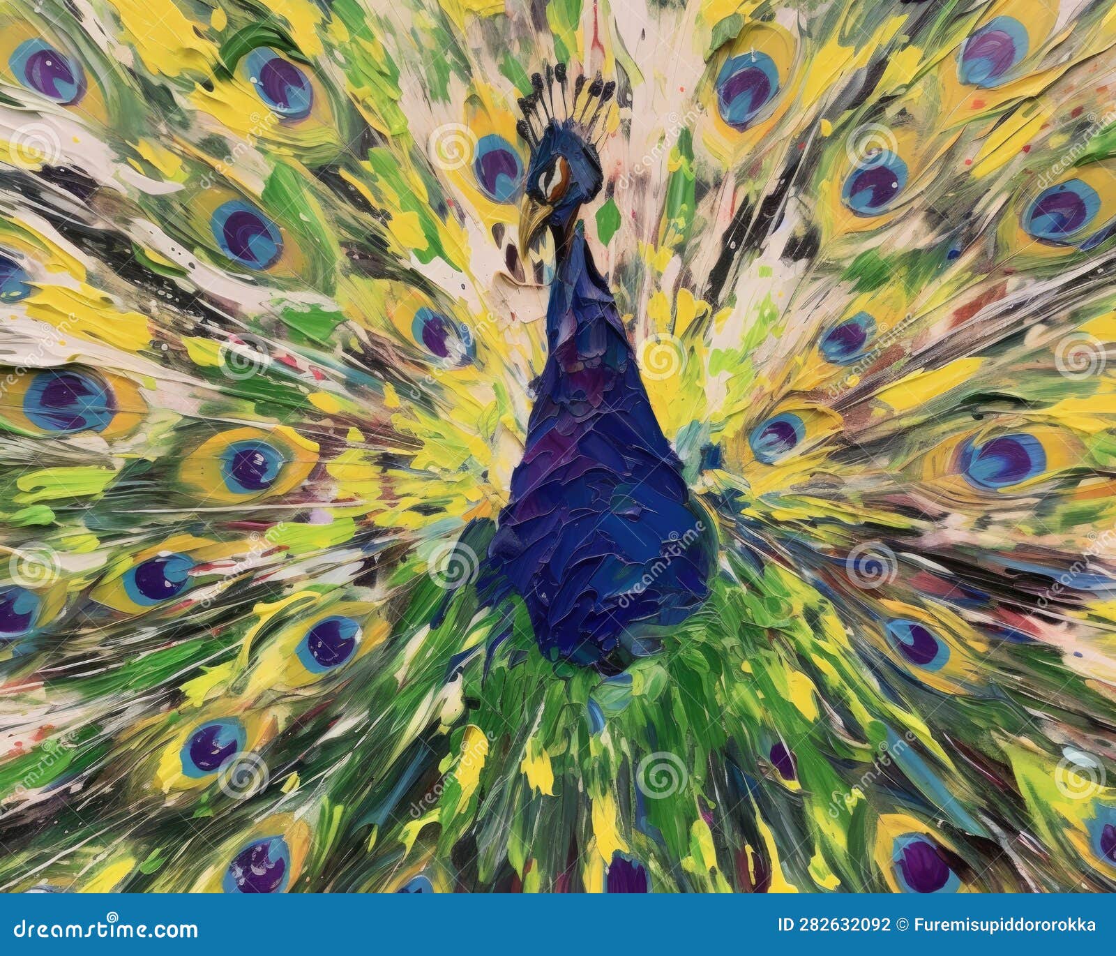 Peacock Form and Spirit through an Abstract Lens. Dynamic and ...