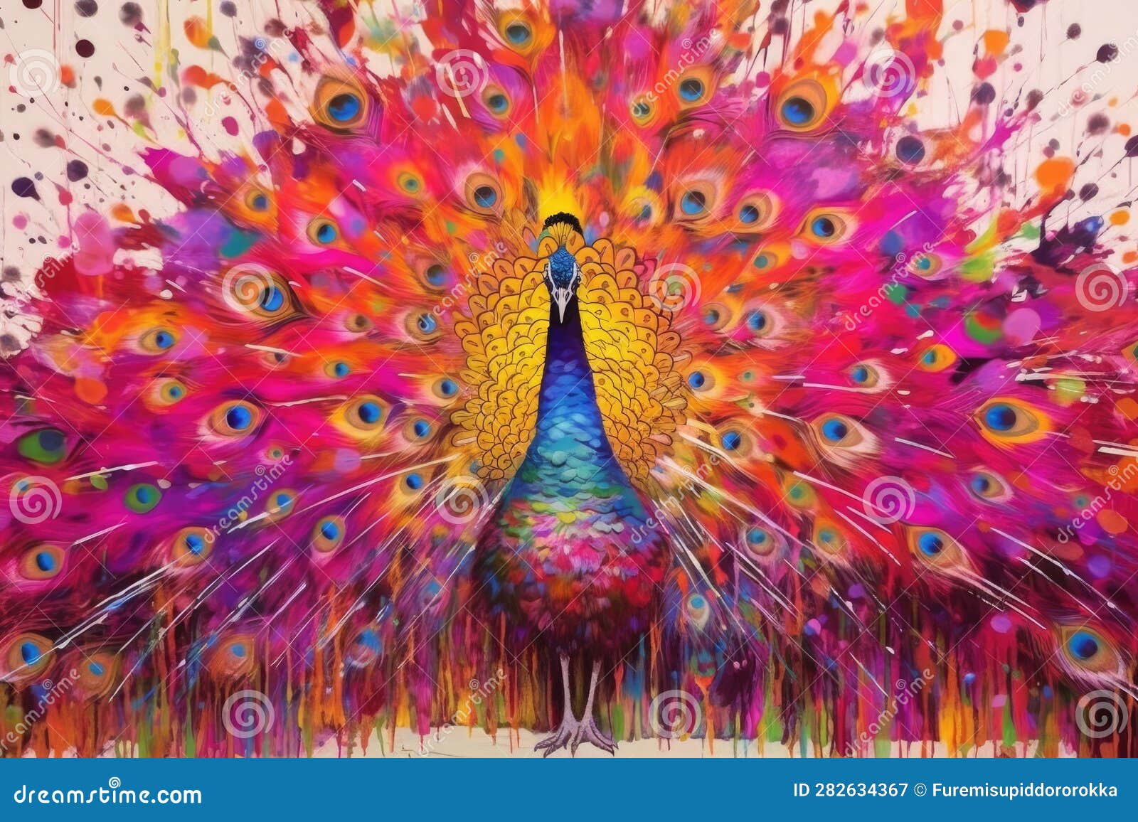 Peacock Form and Spirit through an Abstract Lens. Dynamic and ...