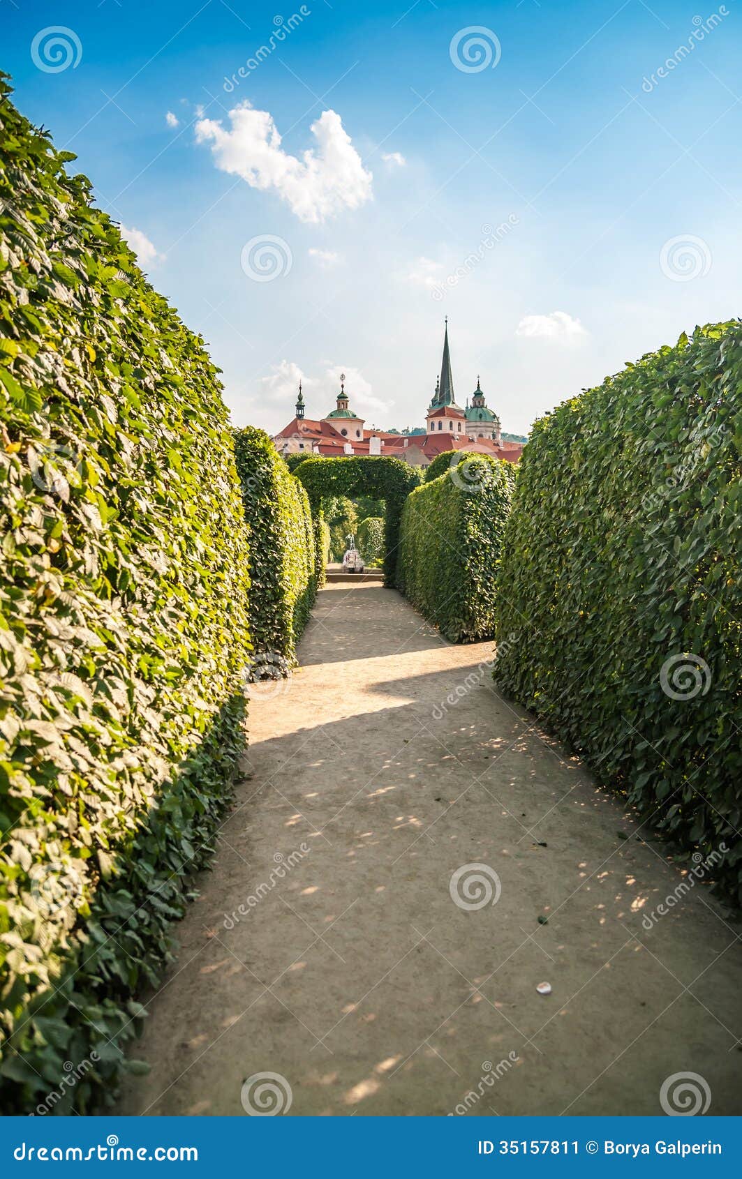 Peacock Gardens of Wallenstein Palace, Prague Stock Image - Image of ...
