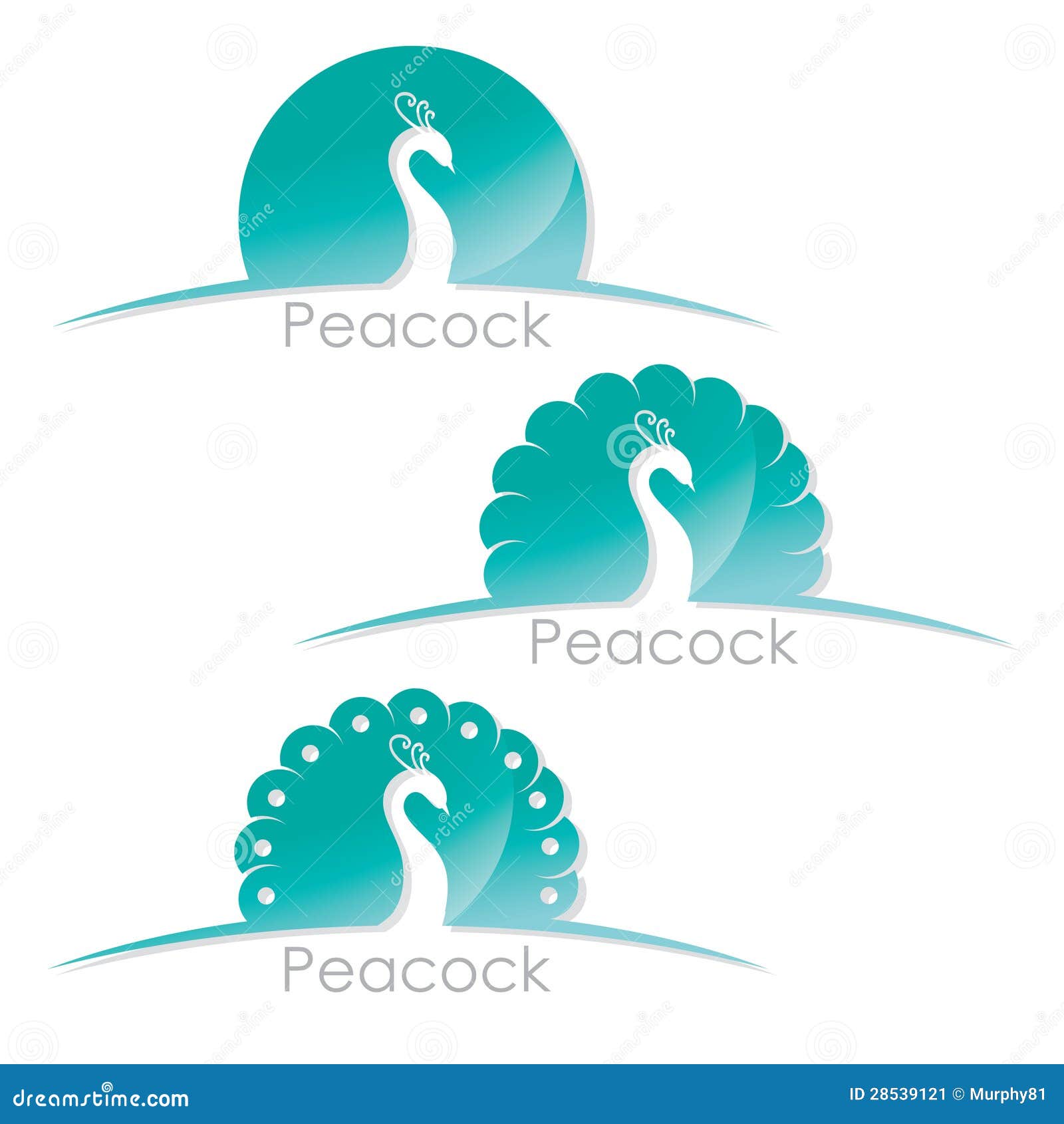 Peacock label stock vector. Illustration of symbol, graphics - 28539121