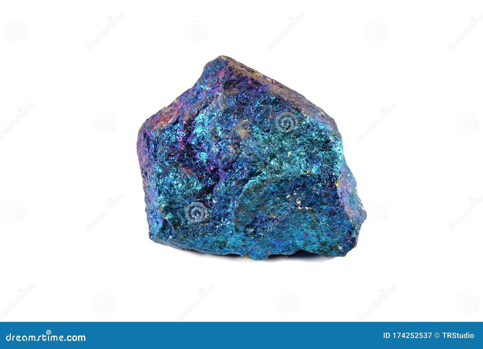 Peacock Ore / Bornite stock image. Image of purple, gemstone - 174252537