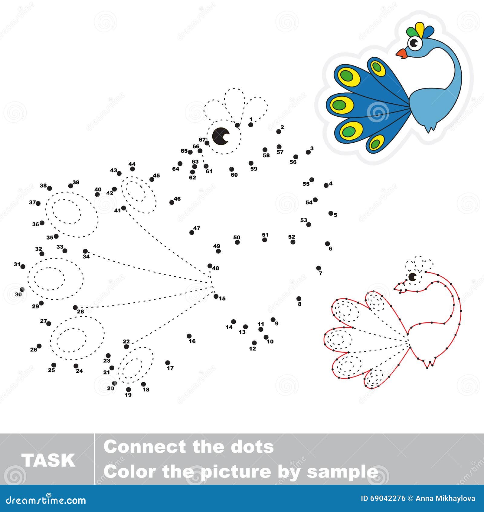 80 To 100 Number Set Of 0 To 100 Peacock Numbers Stock Image ...