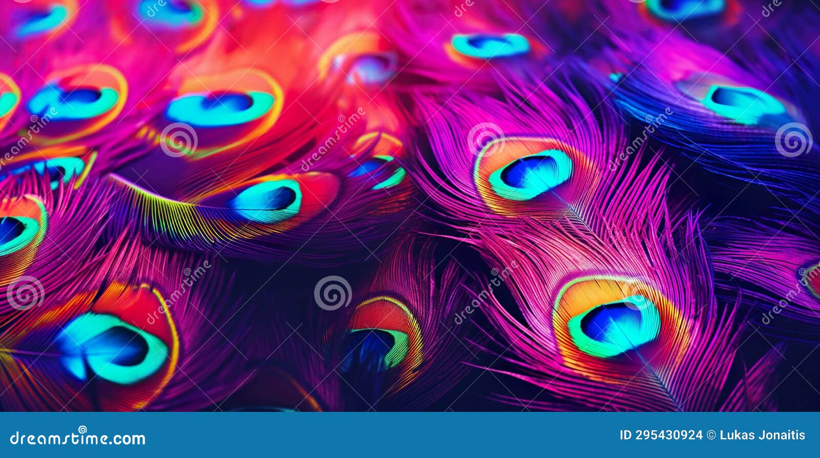 Peacock wing design stock illustration. Illustration of wing - 295430924