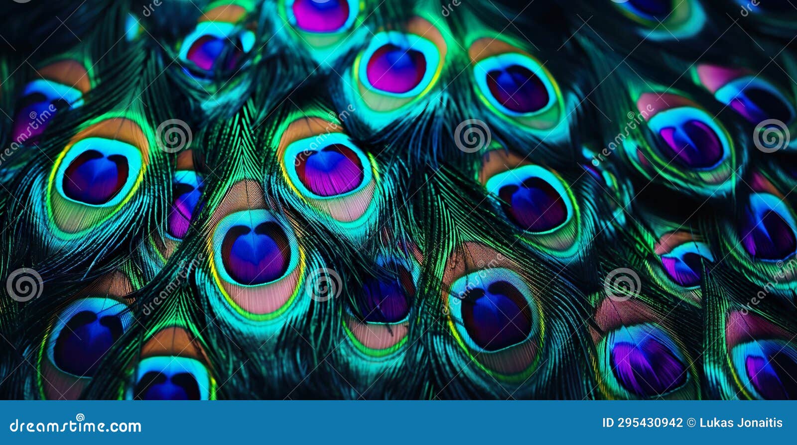 Peacock wing design stock illustration. Illustration of gold - 295430942