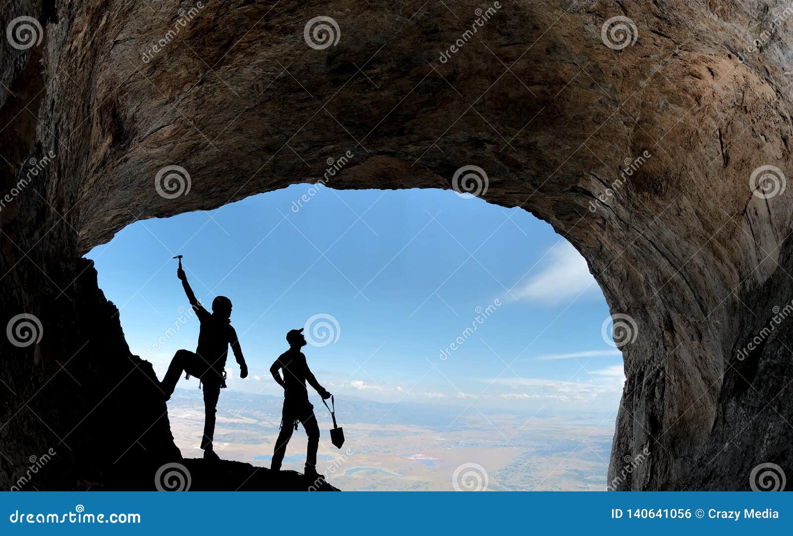 Peak Achievements of the Adventurous People Stock Photo - Image of ...