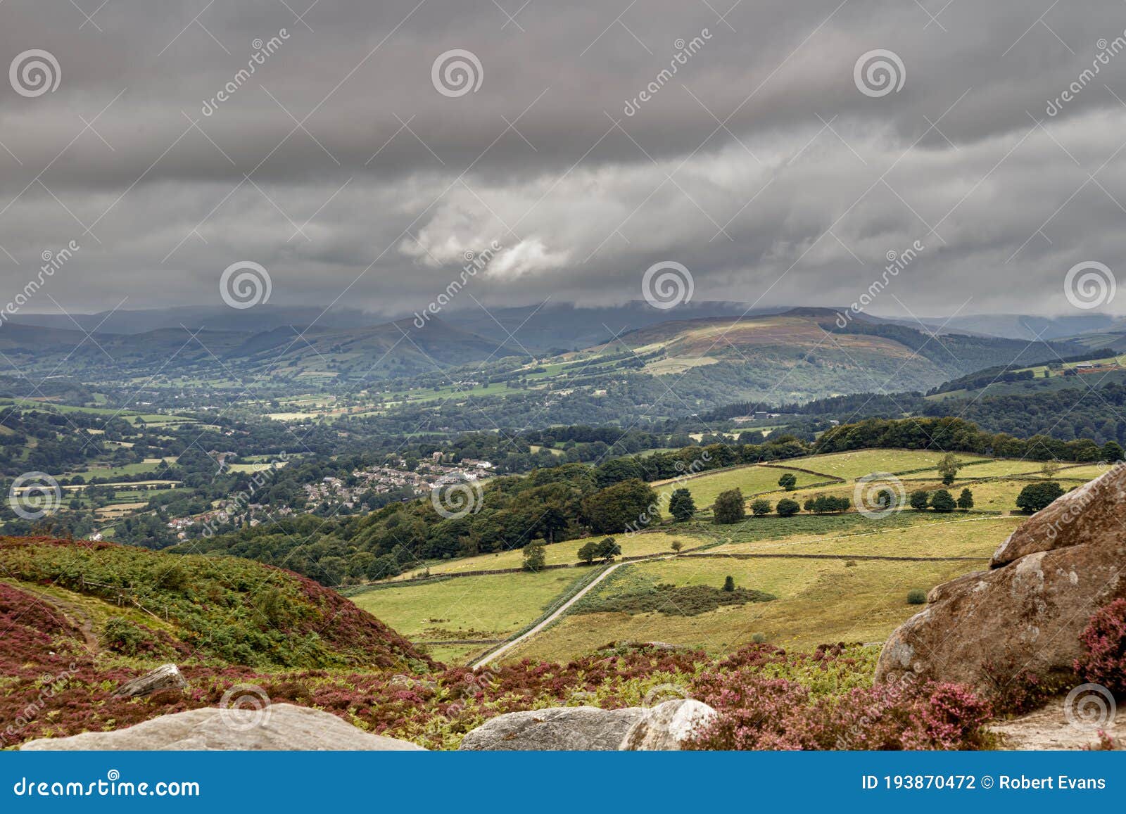 Peak District landscape stock photo. Image of nature - 193870472