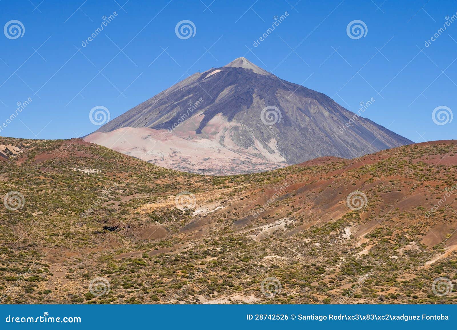Peak of El Teide stock photo. Image of arid, cone, summit - 28742526