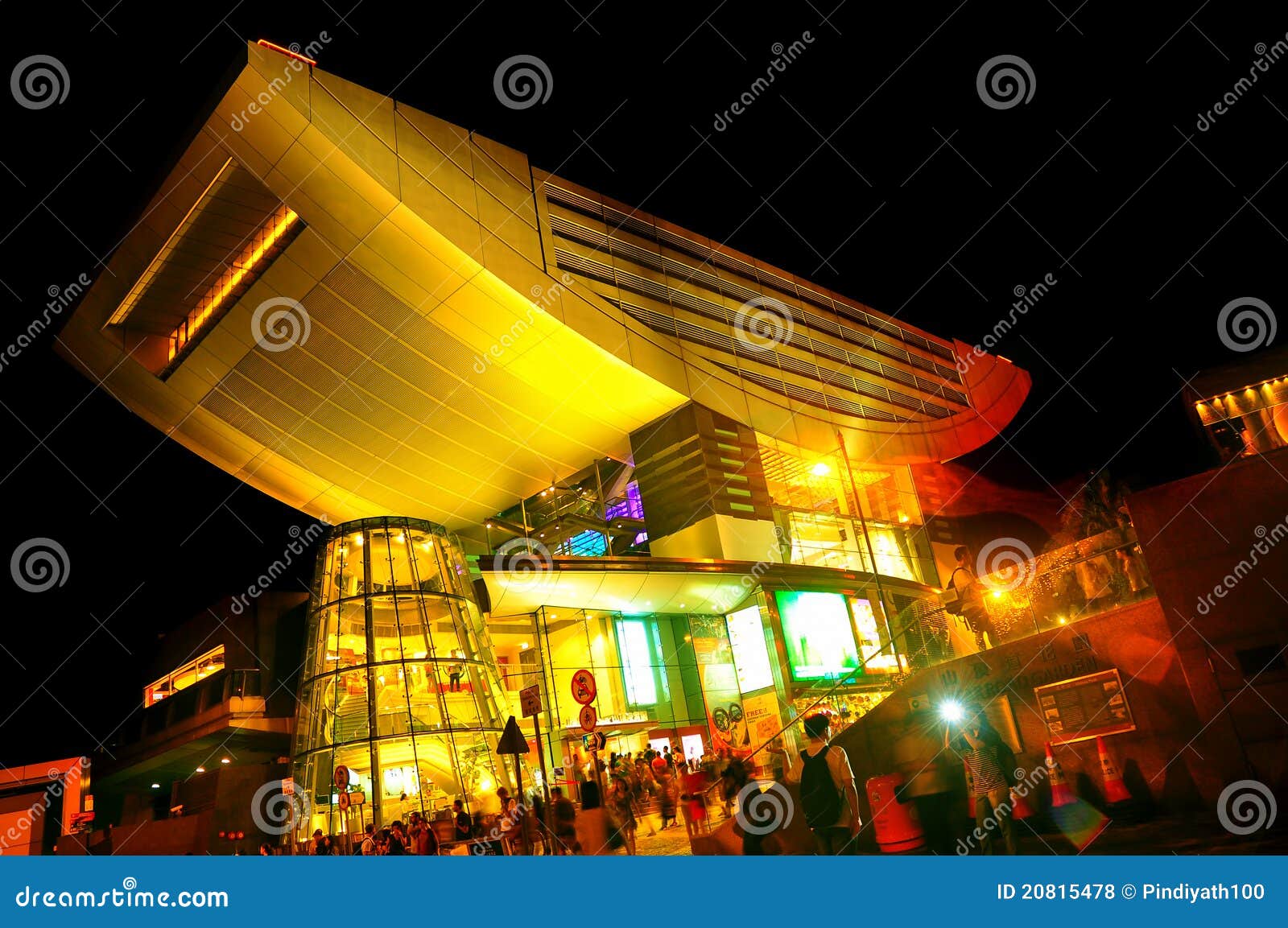 Peak tower, hong kong editorial stock photo. Image of china - 20815478