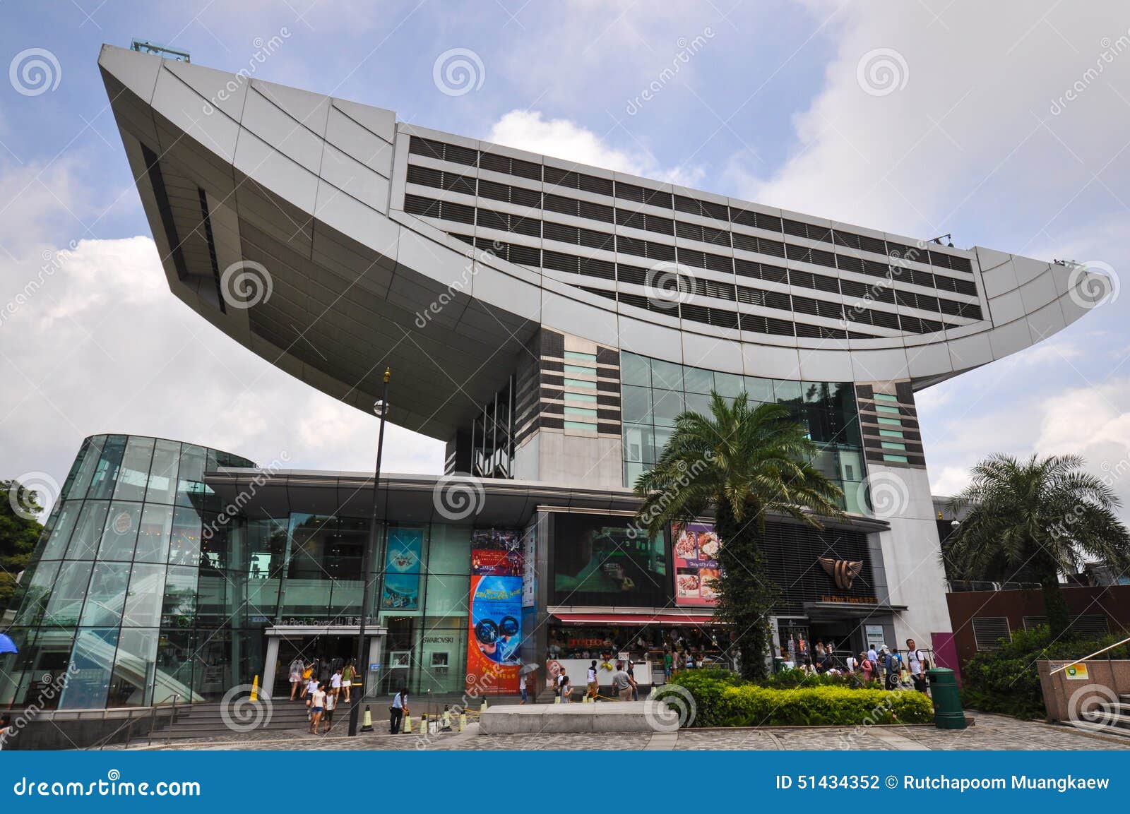 The peak tower, Hongkong editorial photography. Image of china - 51434352