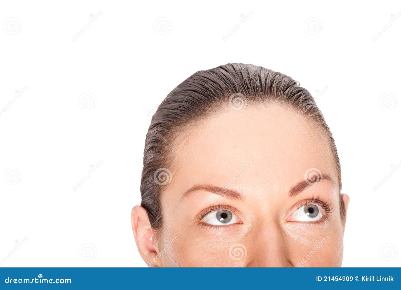 Peaking stock image. Image of face, blank, contemplation - 21454909