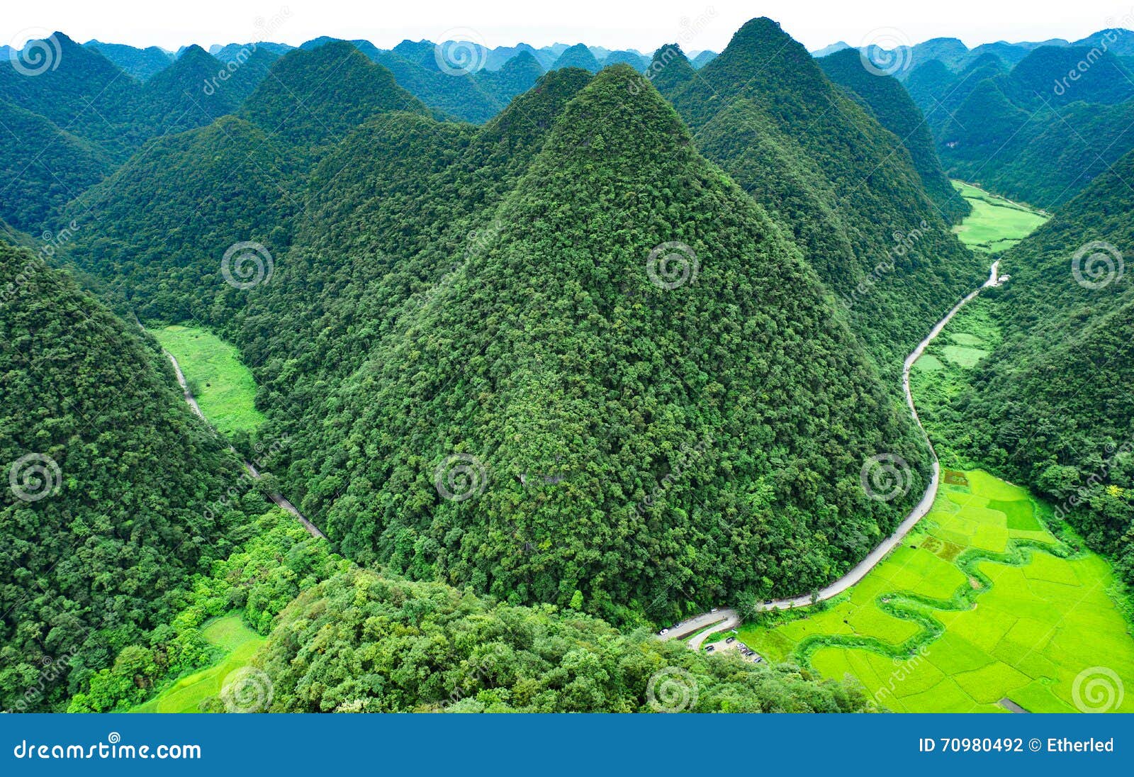 Peaks Forest Overlook Guizhou China Photos - Free & Royalty-Free Stock ...