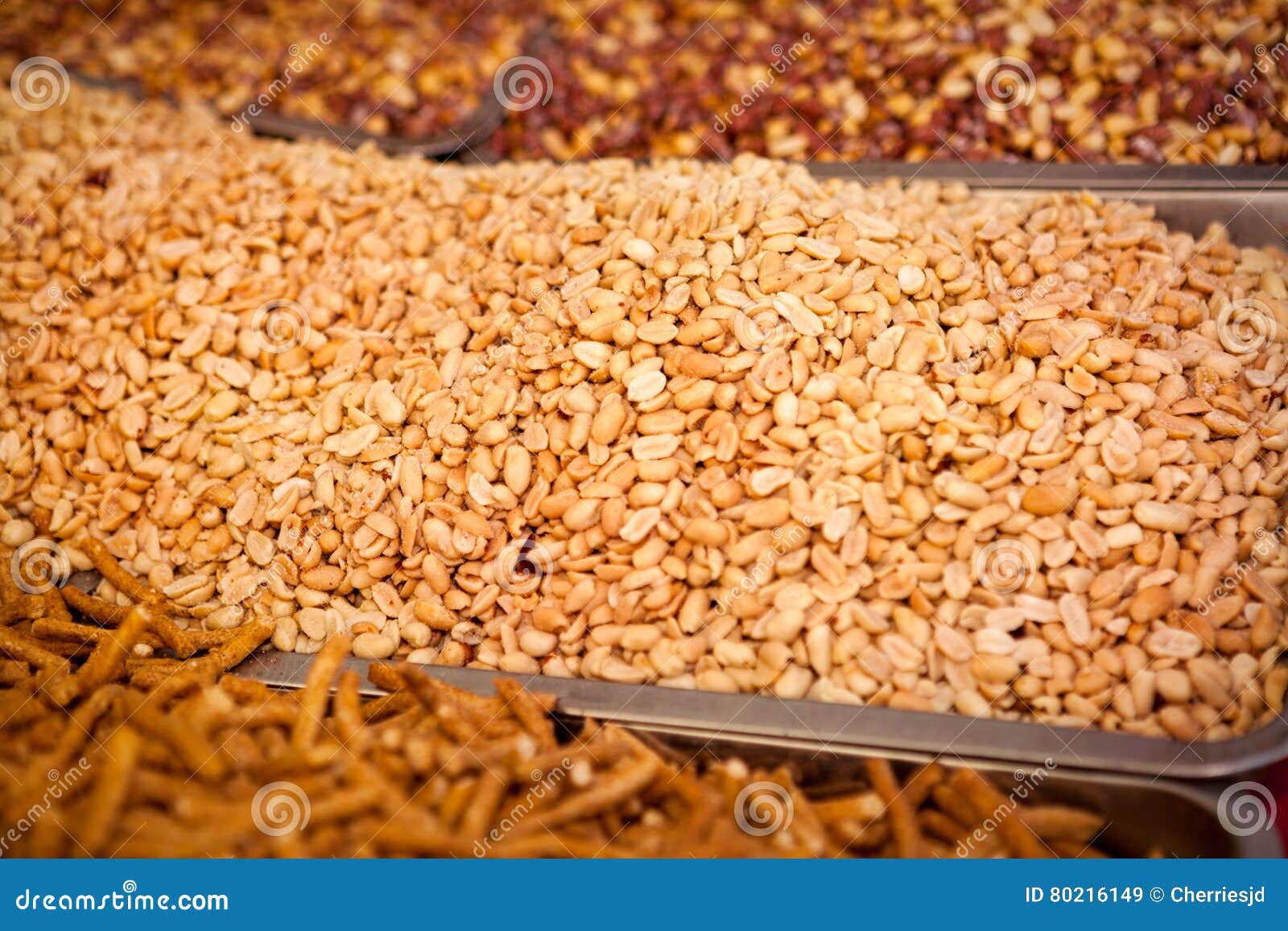 Pealed Peanuts in Container Stock Image - Image of ripe, goober: 80216149