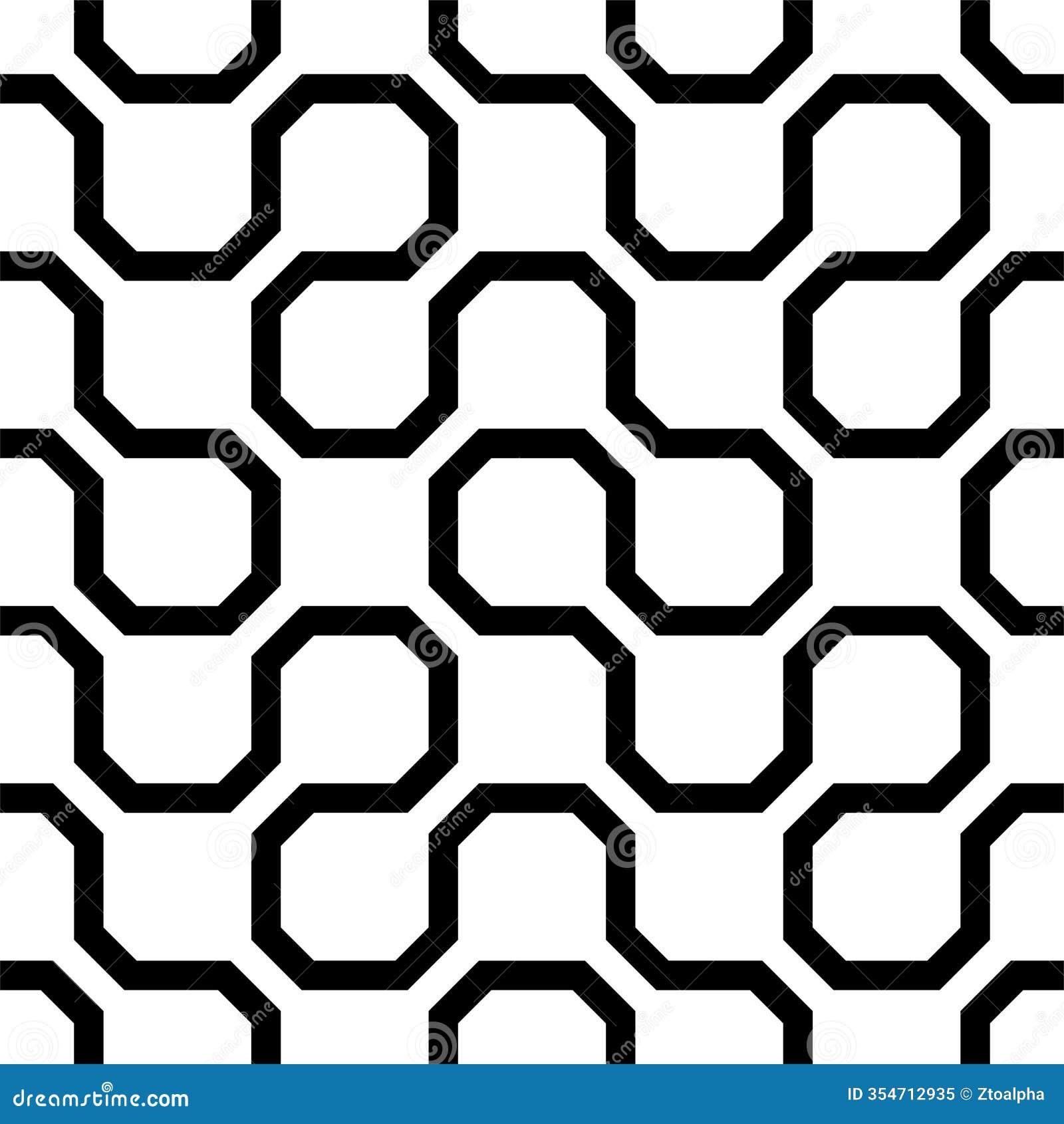 Peano Curve of Repeating Lines Pattern Stock Illustration ...